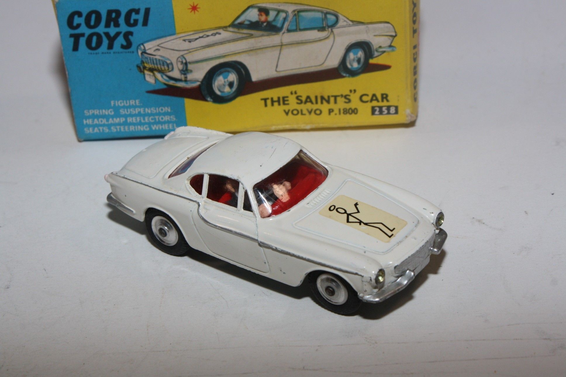 Corgi 258 The Saints Volvo P1800, VGC in Good Original Box | DB ...