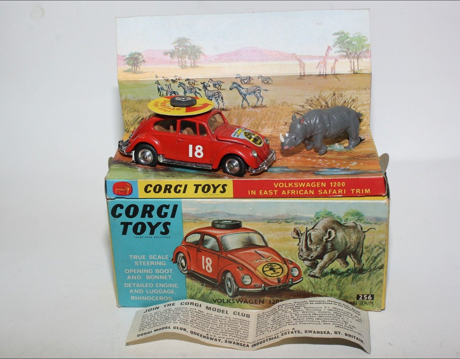 Corgi 256 VW East African Safari, Mint in Good Original Box | DB ...