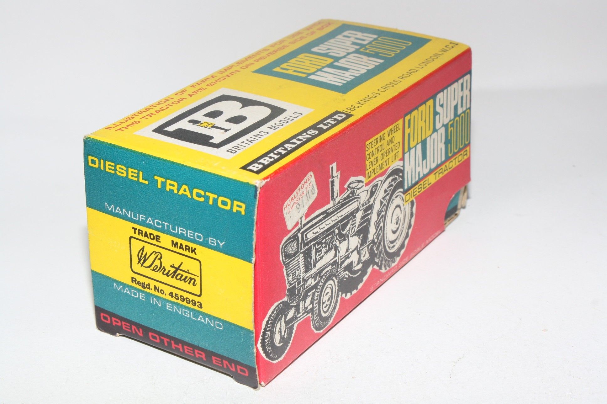 Britains 9527 Ford Super Major 5000 Tractor, VGC in Original Box, | DB ...