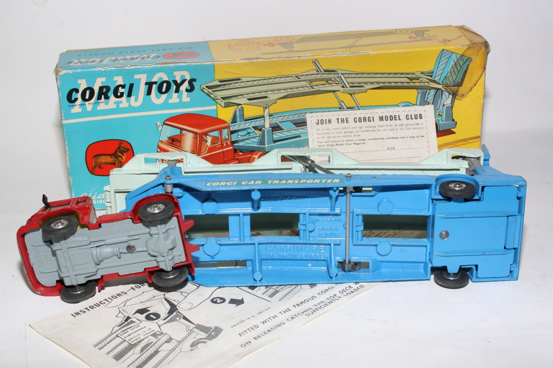 Corgi 1105 Carrimore Car Transporter, Excellent in Original Box | DB ...