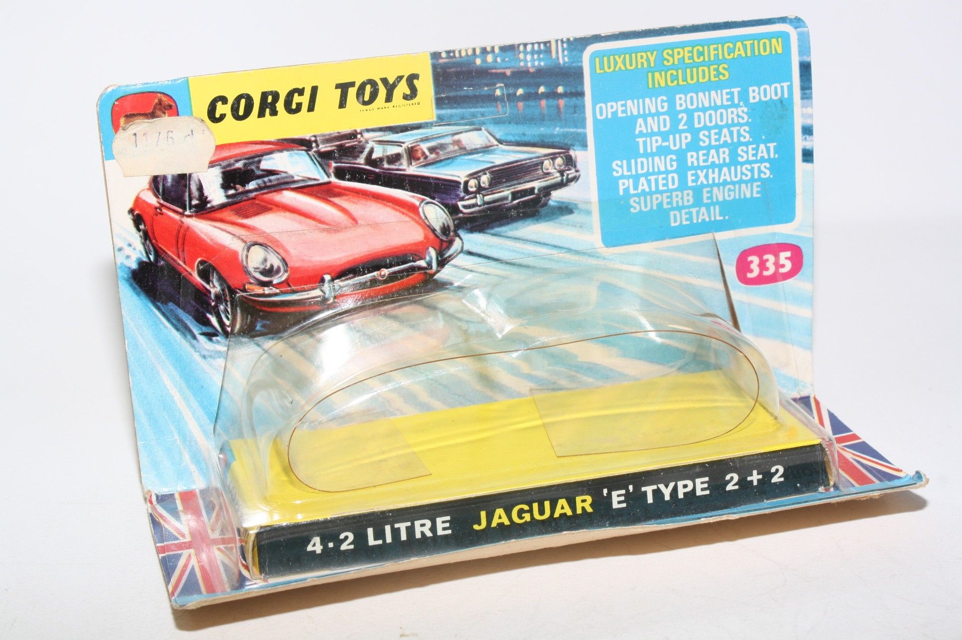 Corgi 335 Jaguar 2+2 E Type, VNM in Excellent Original Vac Pack | DB ...