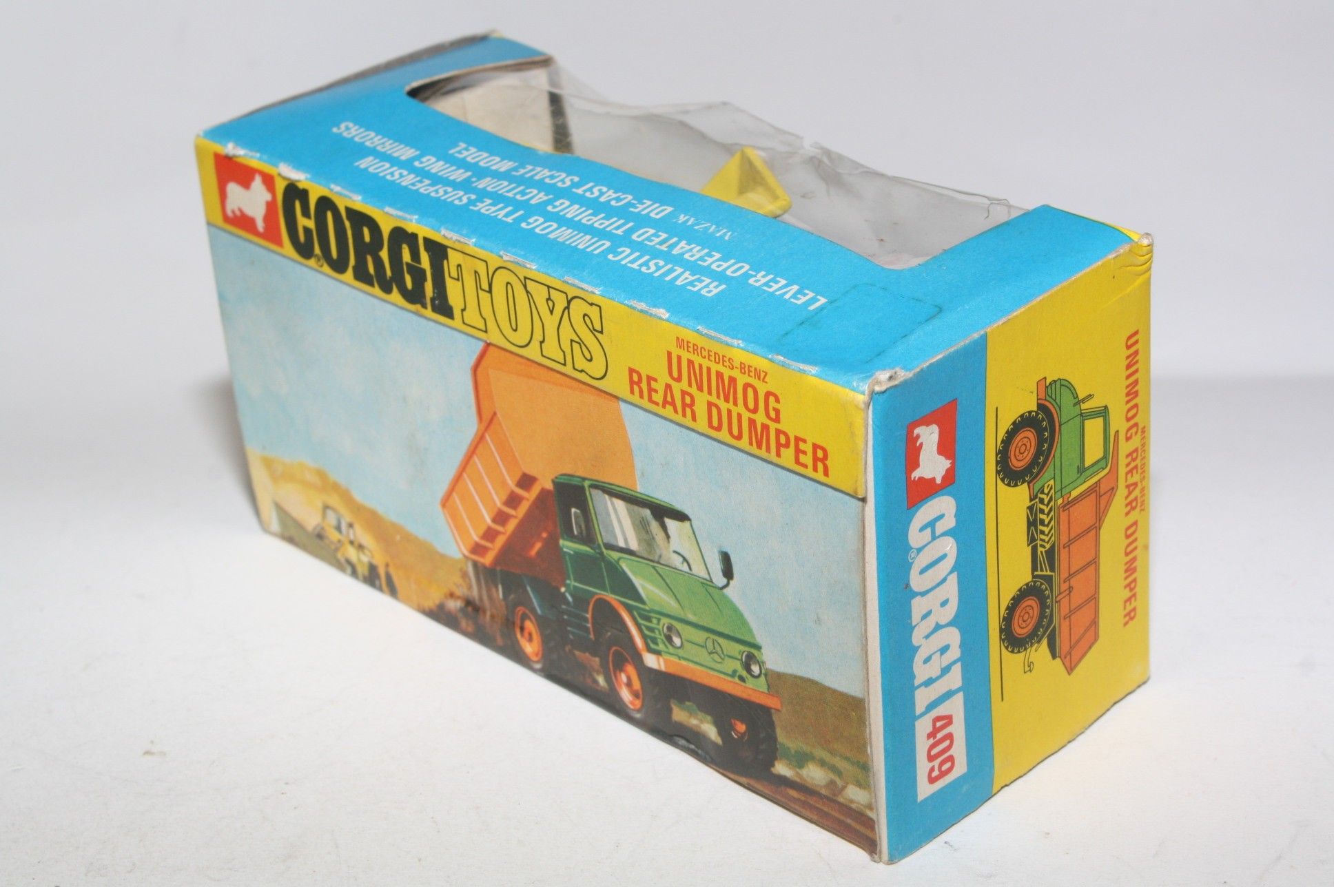 Corgi 409 Mercedes Unimog Dumper, Mint in Original Box | DB Collectables