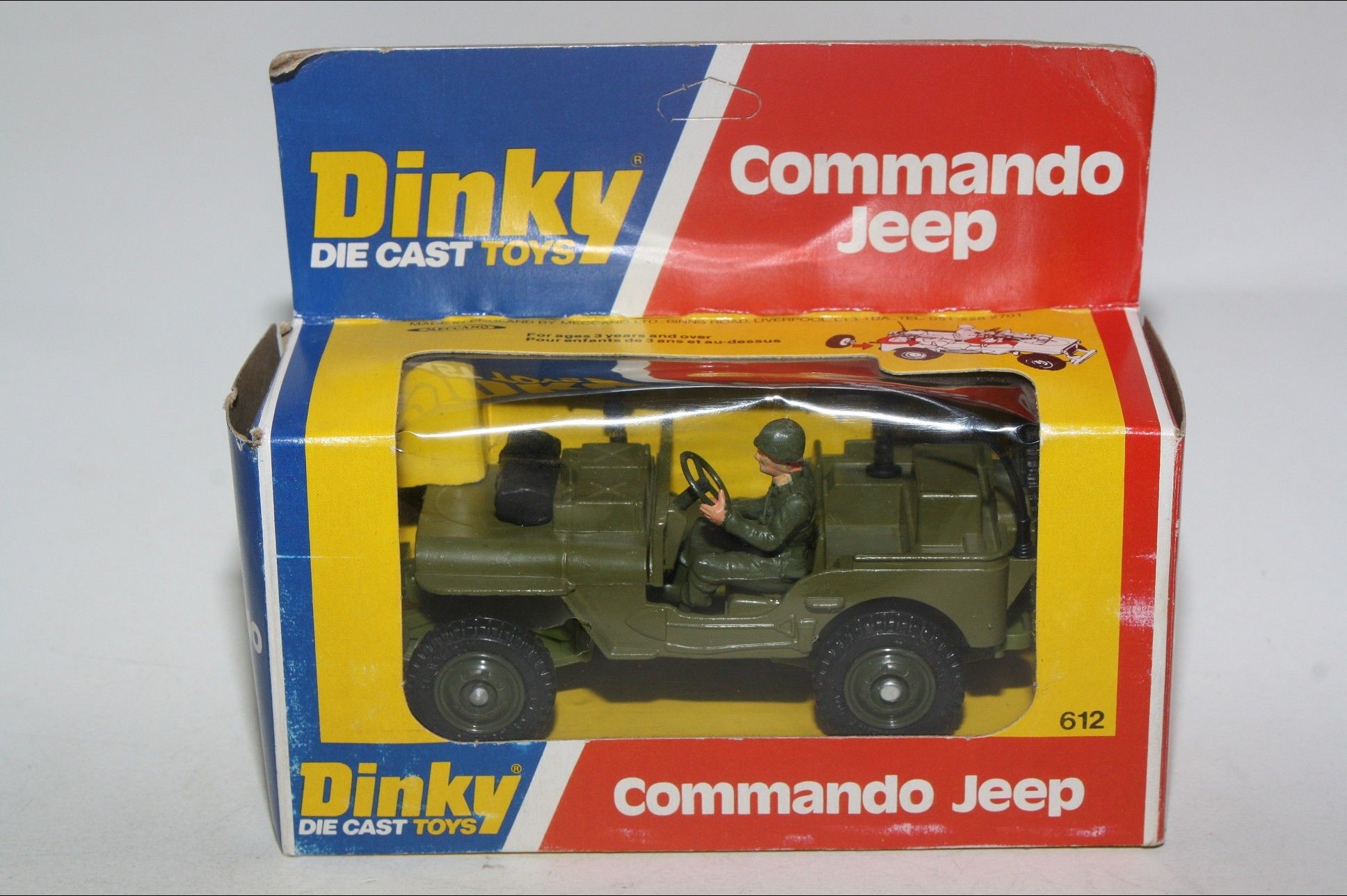 Dinky 612 Commando Jeep, Mint in original Box | DB Collectables