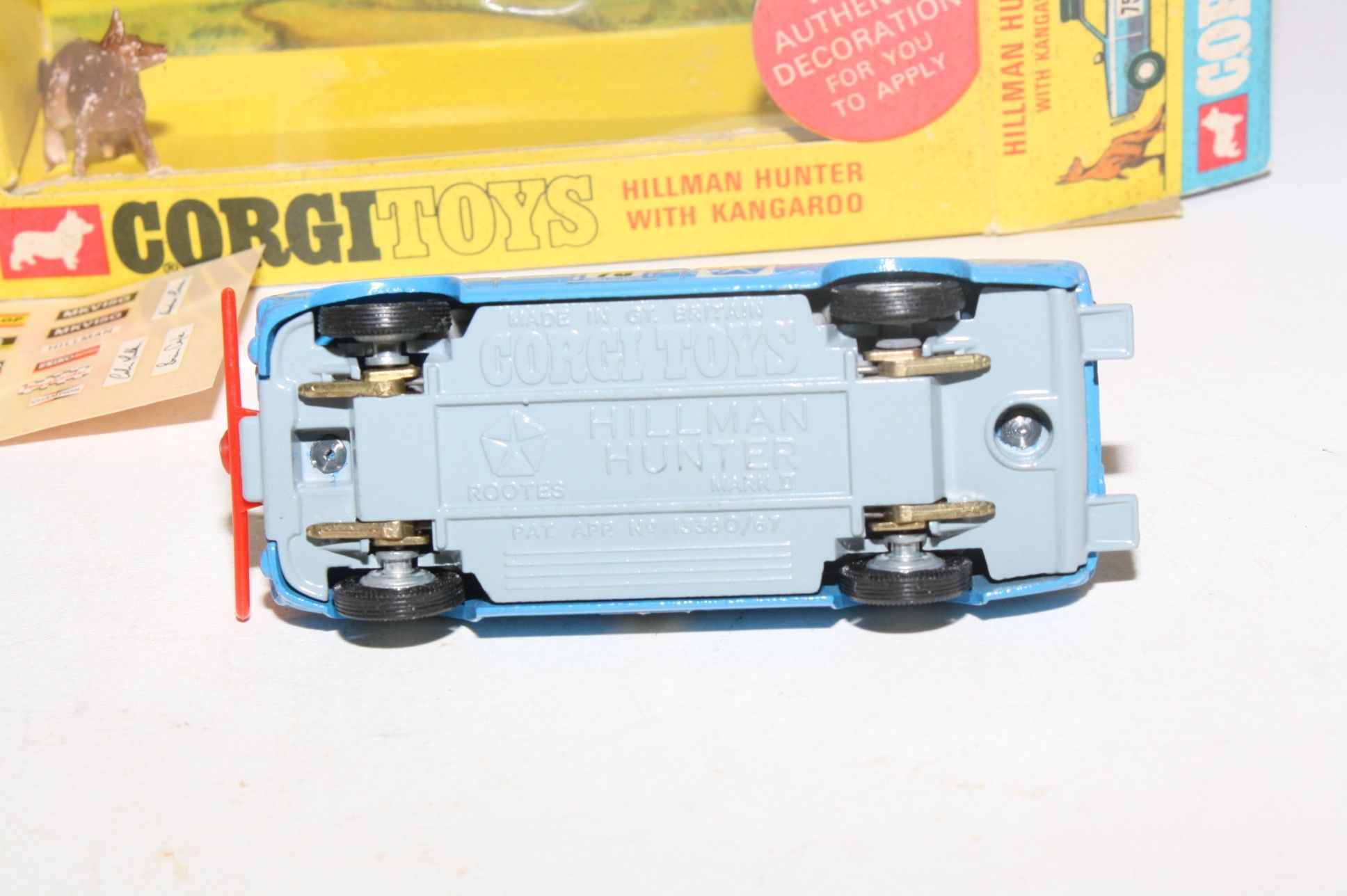 Corgi 302 Hillman Hunter Rally Car, Mint in VNM Original Box | DB ...