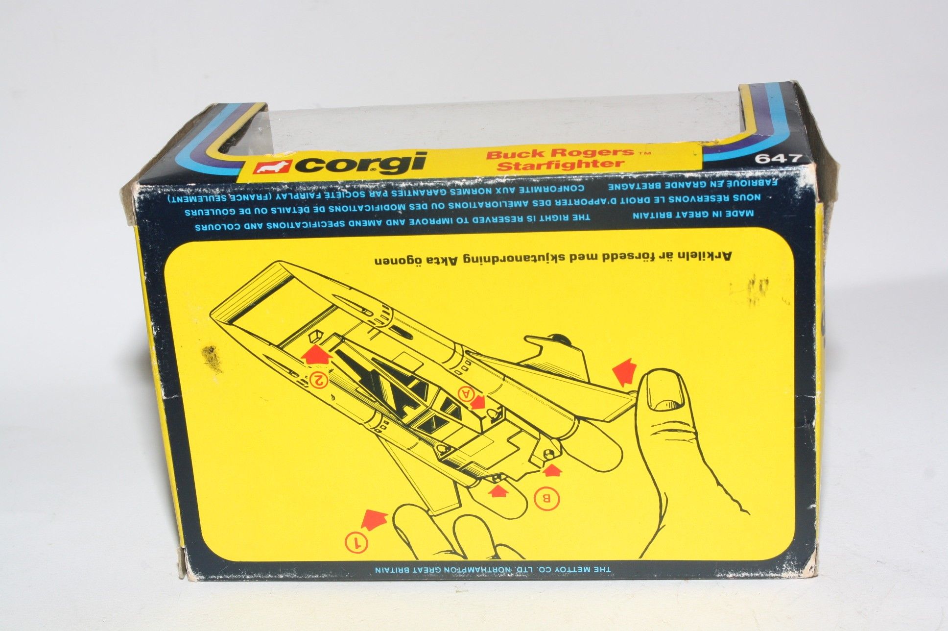 Corgi 647 Buck Rogers Starfighter, VNM in Original Box | DB Collectables