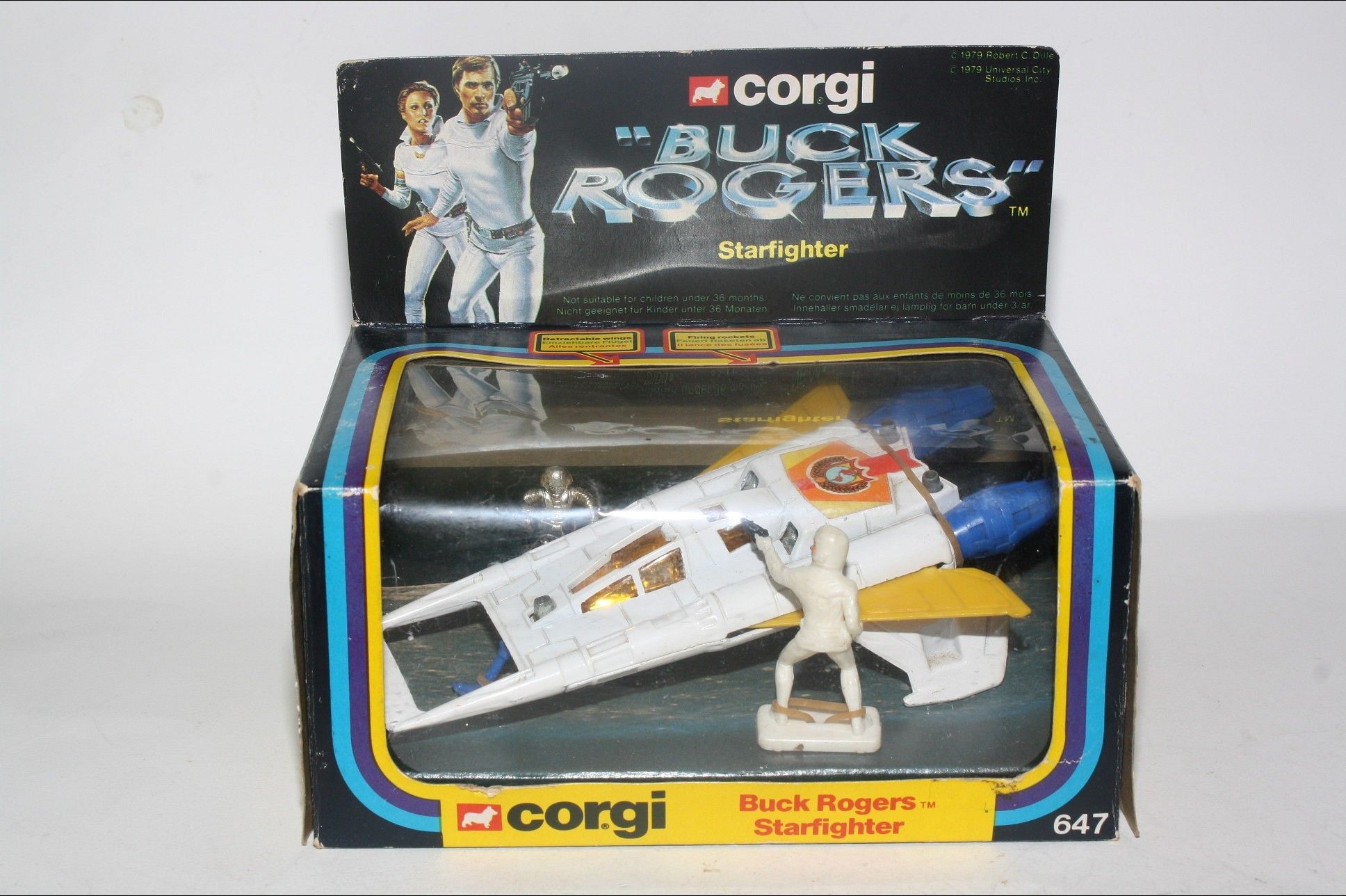Corgi 647 Buck Rogers Starfighter, VNM in Original Box | DB Collectables