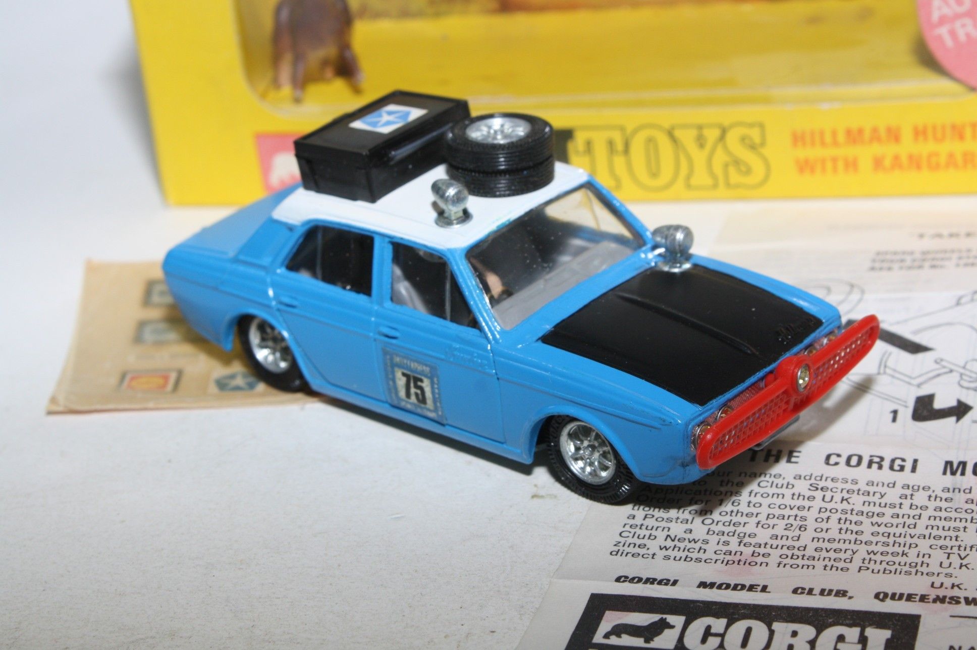 Corgi 302 Hillman Hunter Rally Car, Mint in Mint Original Box | DB ...