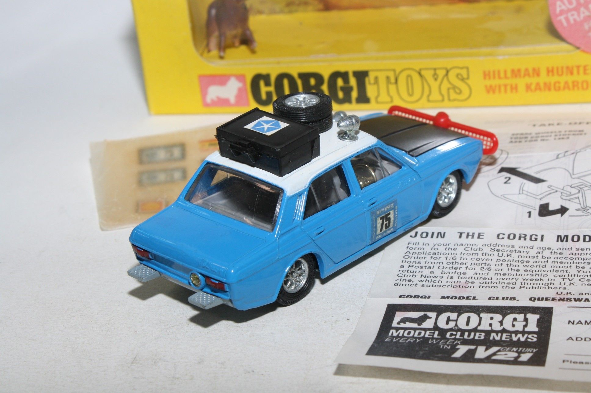 Corgi 302 Hillman Hunter Rally Car, Mint in Mint Original Box | DB ...