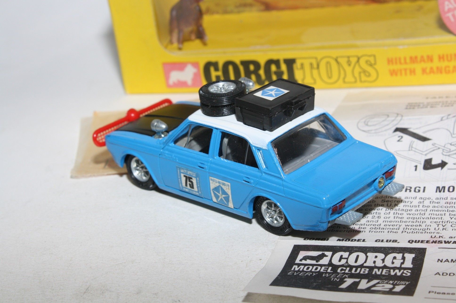 Corgi 302 Hillman Hunter Rally Car, Mint in Mint Original Box | DB ...
