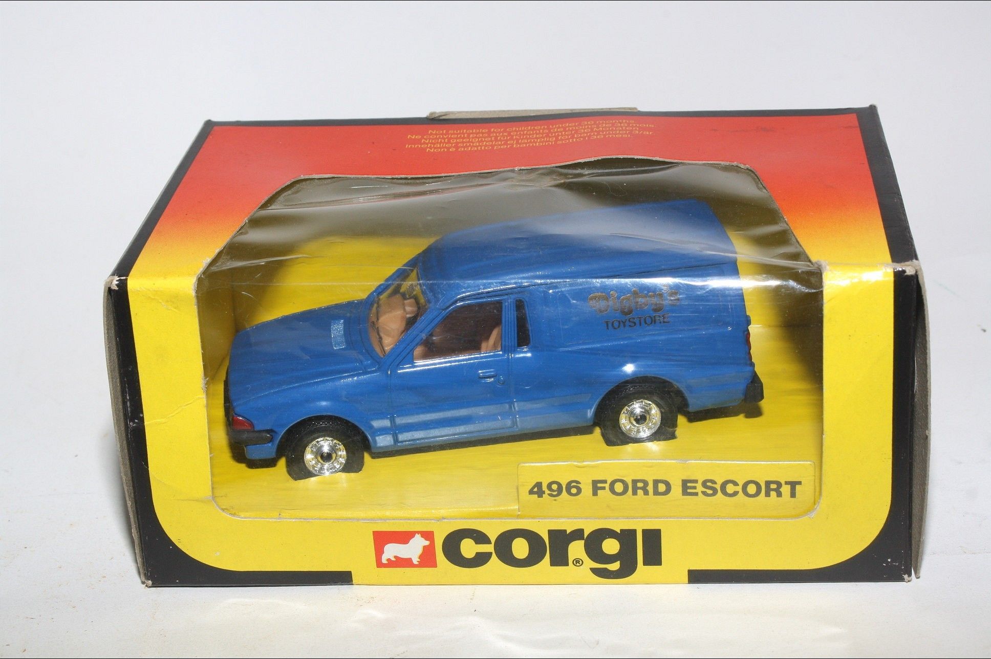 Corgi Escort 496 MK3 Digby's Toystore Livery, MIB | DB Collectables