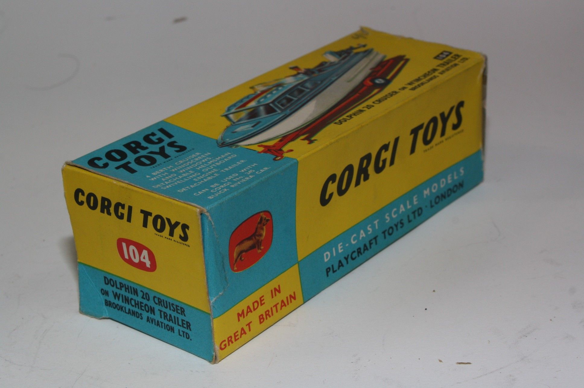 Corgi 104 Dolphin 20 Crusier, VGC in Original Box | DB Collectables