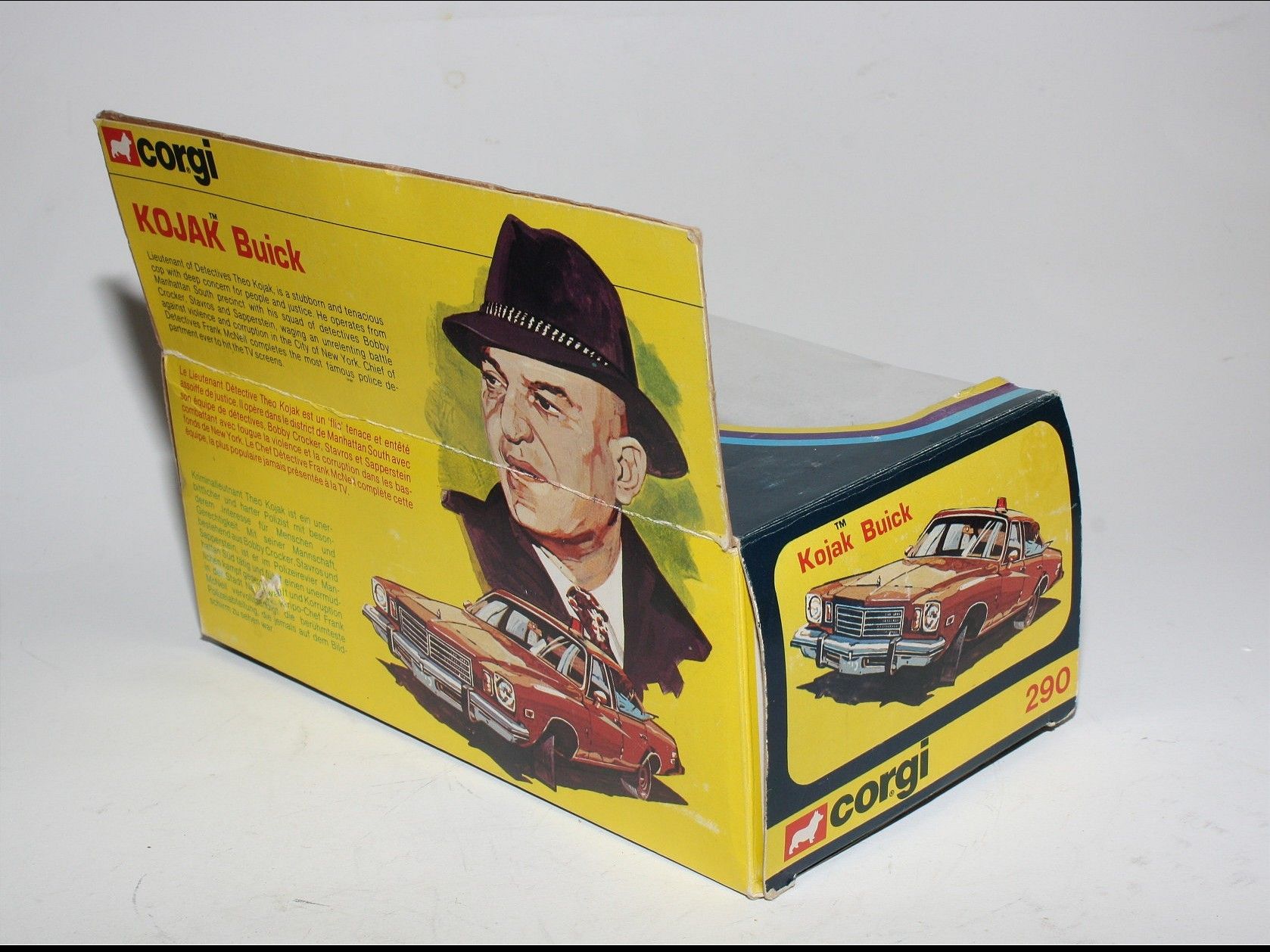 Corgi 290 Kojak Buick, Mint in with Badge in Original Box | DB Collectables