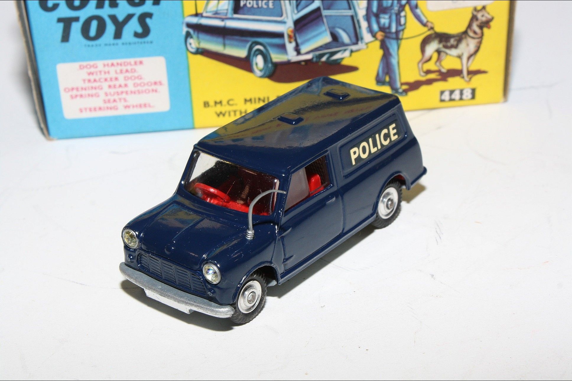Corgi 448 Police Mini Van with Tracker Dog, Mint in VNM Original Box ...