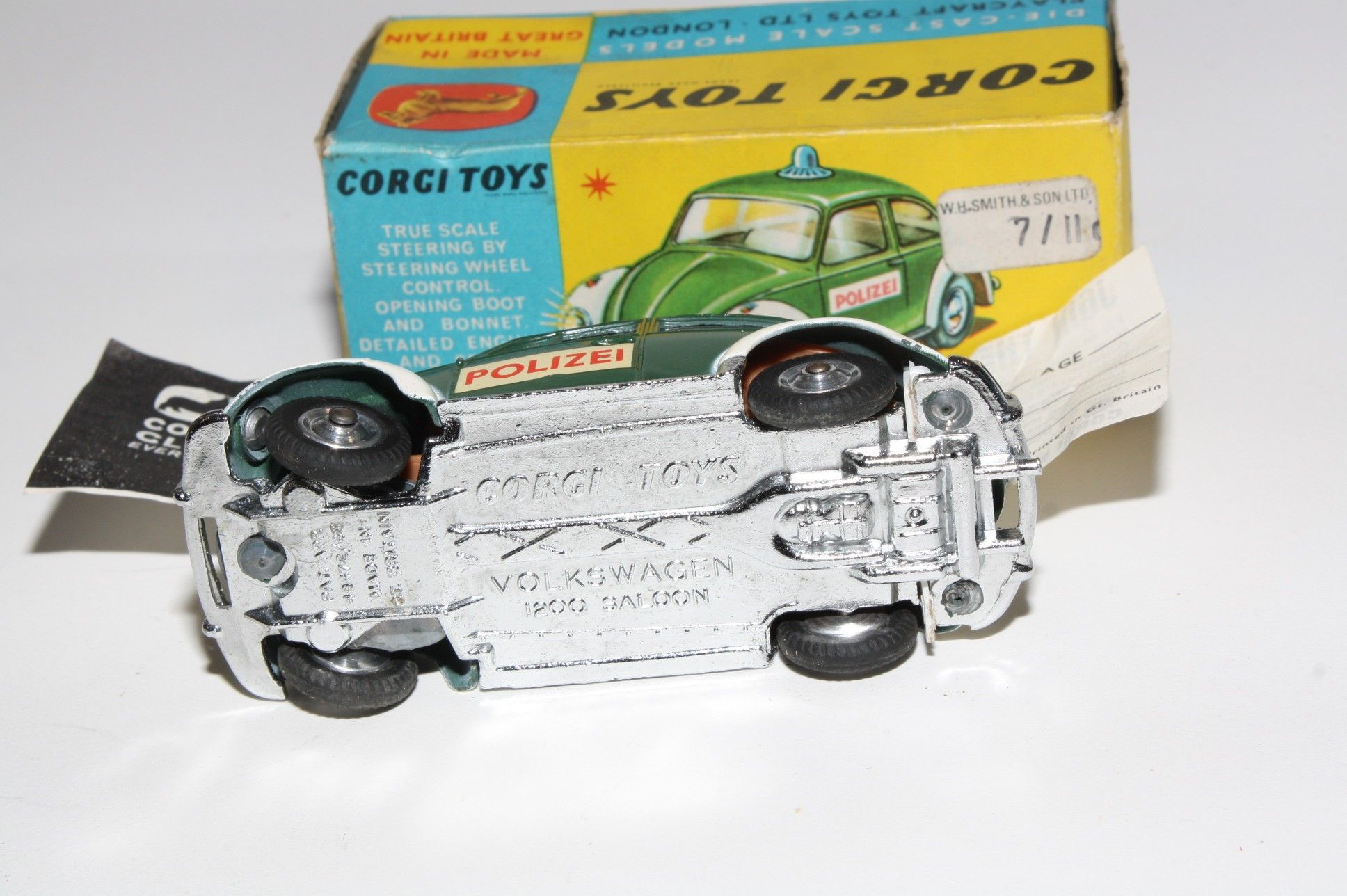 Corgi 492 VW European Police Car, VNM in Good Original Box | DB ...