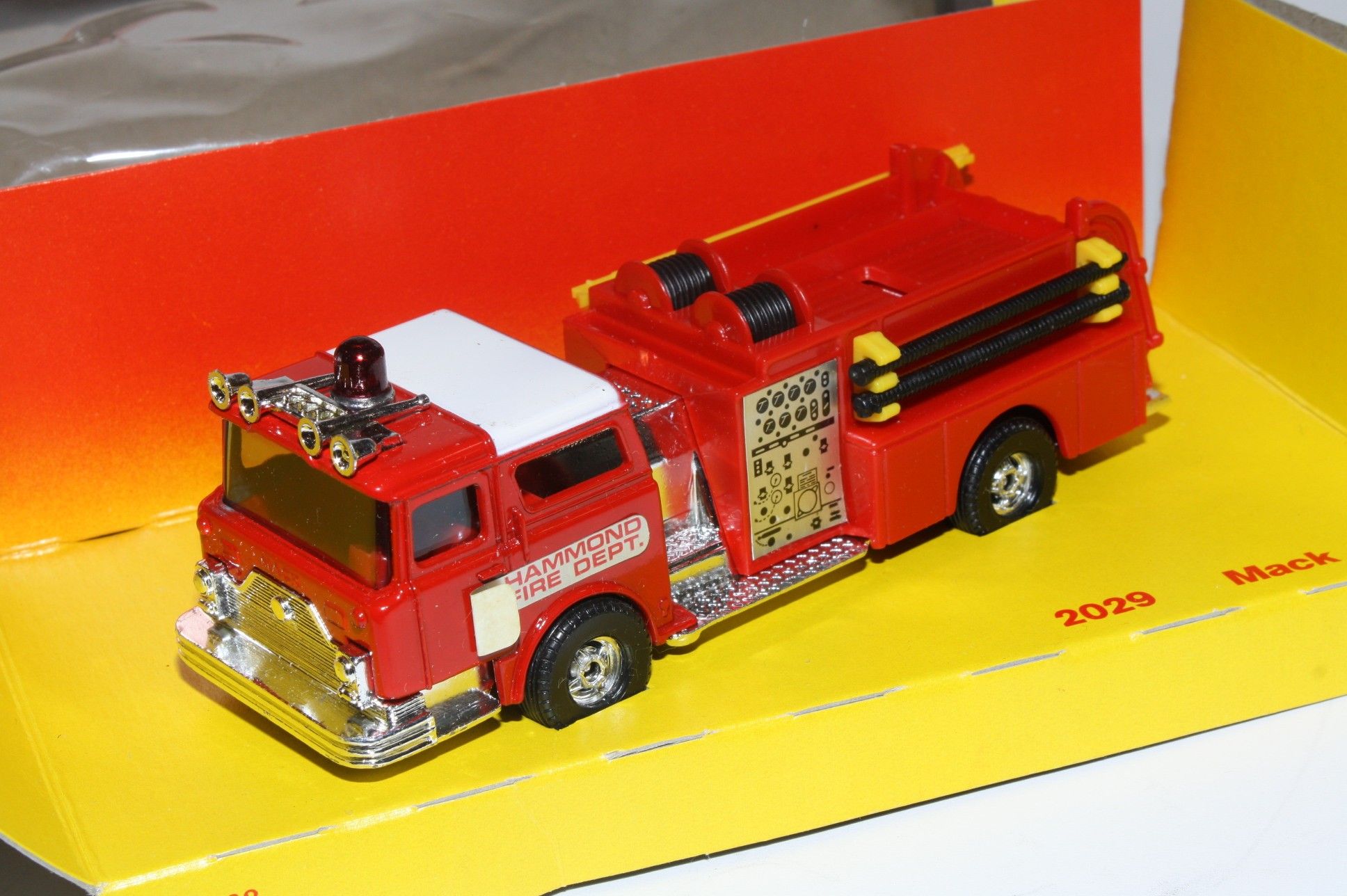 Corgi 2029 Mack Fire Tender. Mint in Original Box | DB Collectables