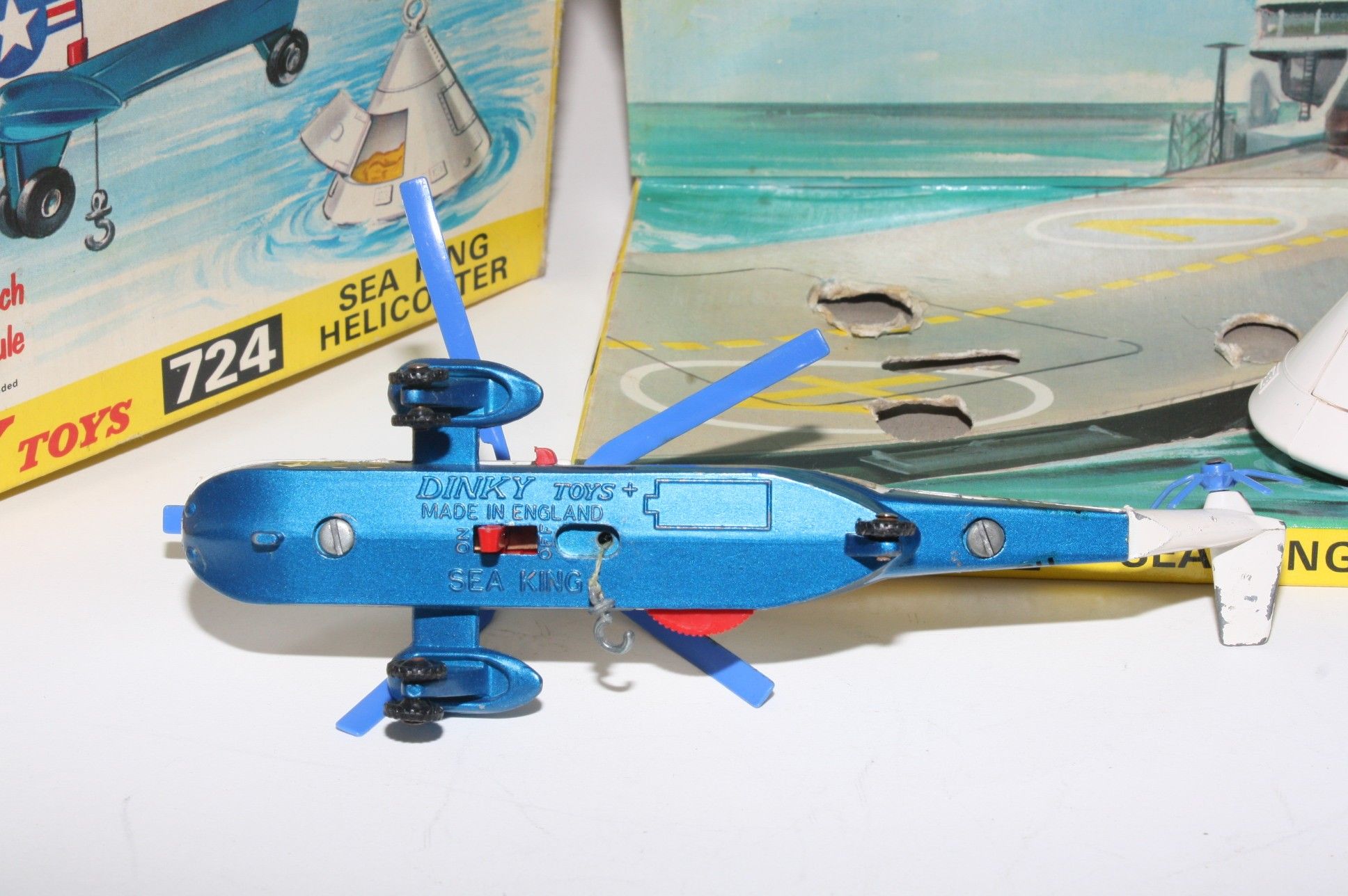 Dinky 724 Sea King Helicopter, Good Condition in Original Box | DB ...