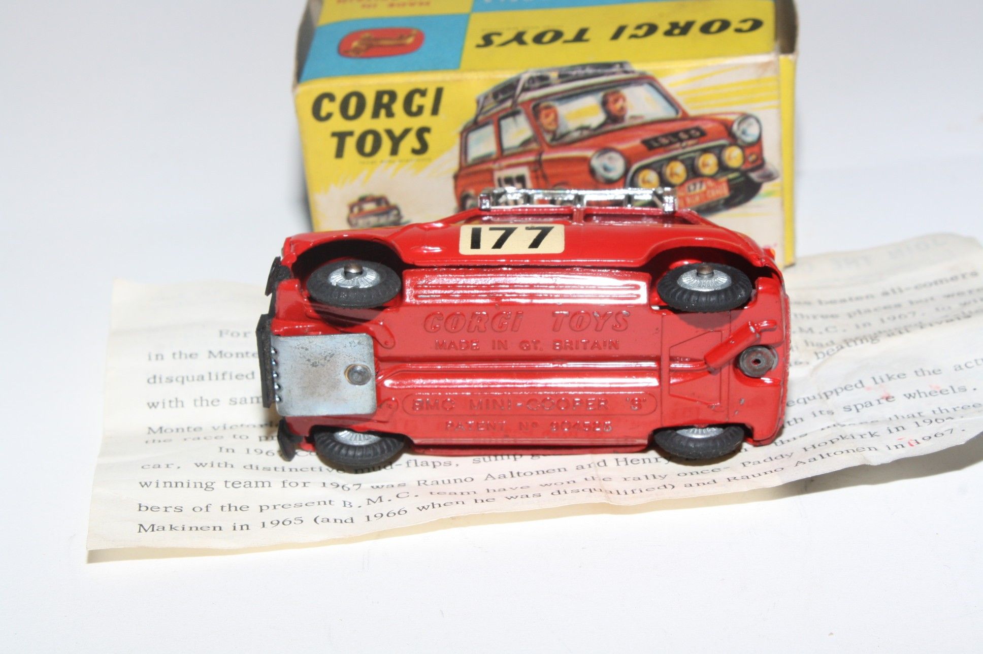 Corgi 339 Monte Carlo Cooper S, VNM in Good Original Box | DB Collectables