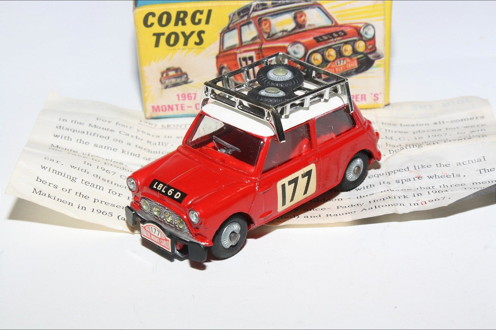 Corgi 339 Monte Carlo Cooper S, VNM in Good Original Box | DB Collectables