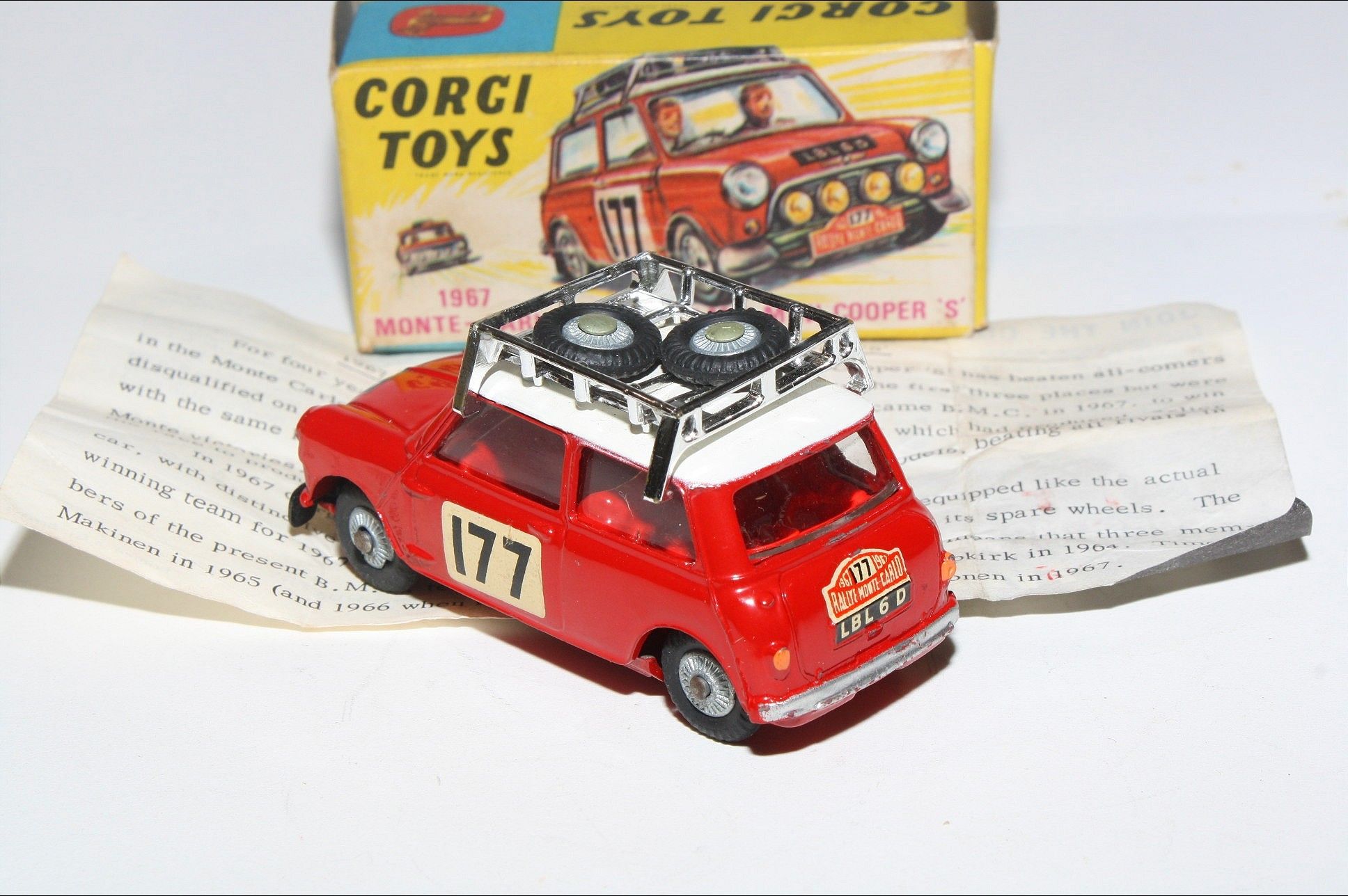 Corgi 339 Monte Carlo Cooper S, VNM in Good Original Box | DB Collectables