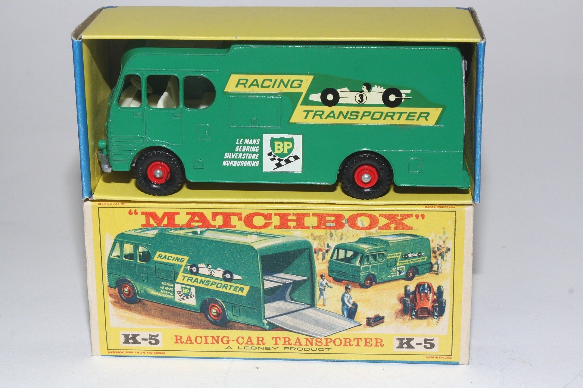 Matchbox K-5 Racing-Car Transporter, Mint in VNM Original Box | DB ...