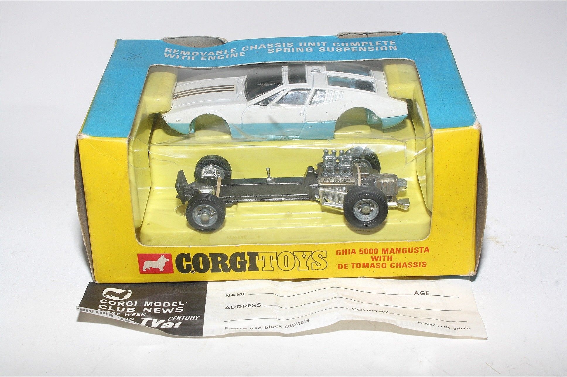 Corgi 271 Ghia 5000 Mangusta, Excellent in Good Original Box | DB ...