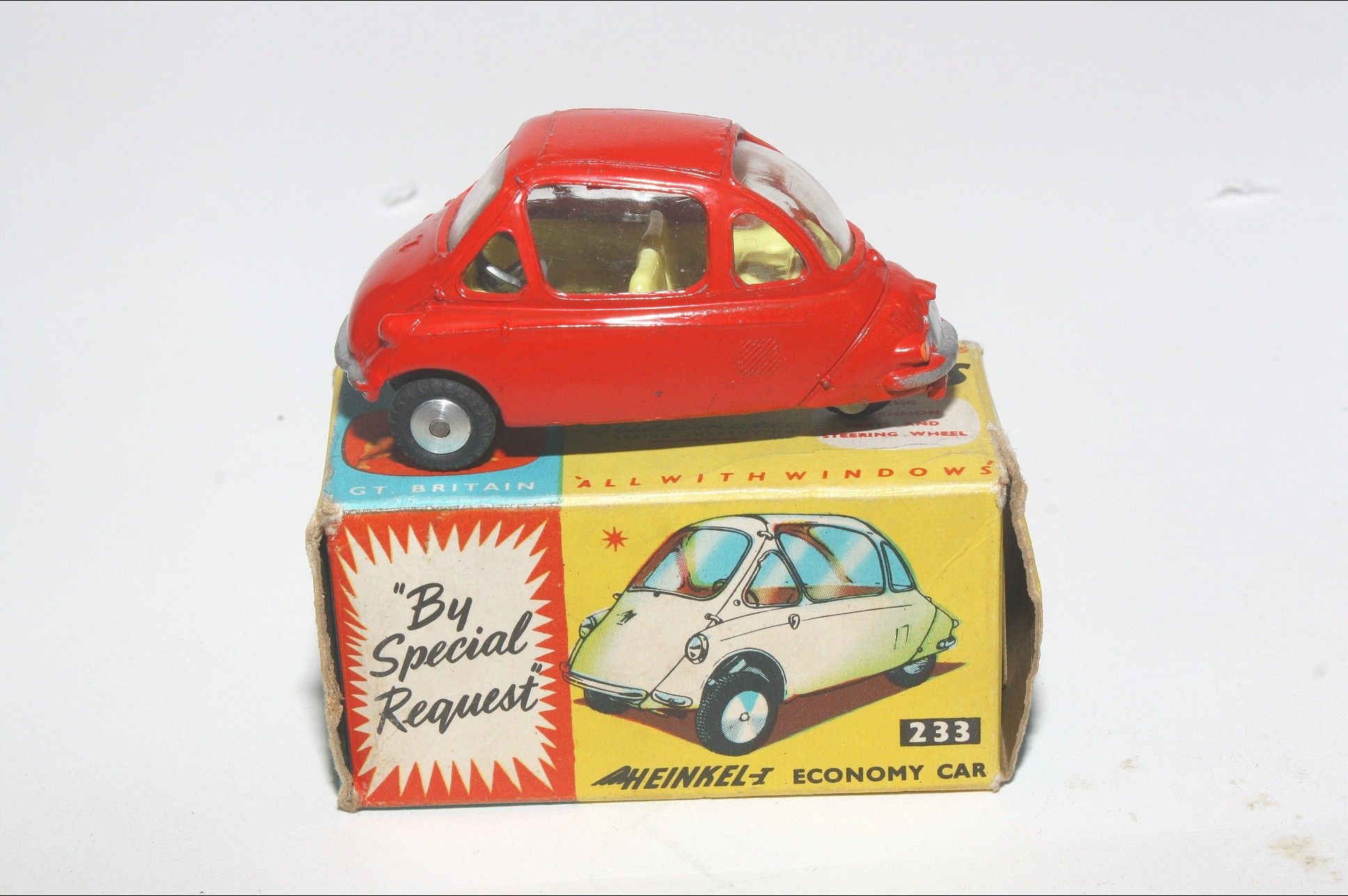 Corgi 233 Heinkel Bubble Car, Excellent in Original Box | DB Collectables