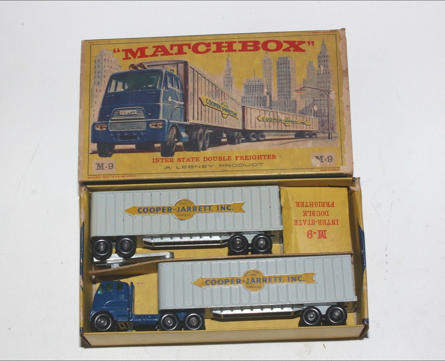 Matchbox M9 Inter State Double Freighter,VNM in Original Box | DB ...