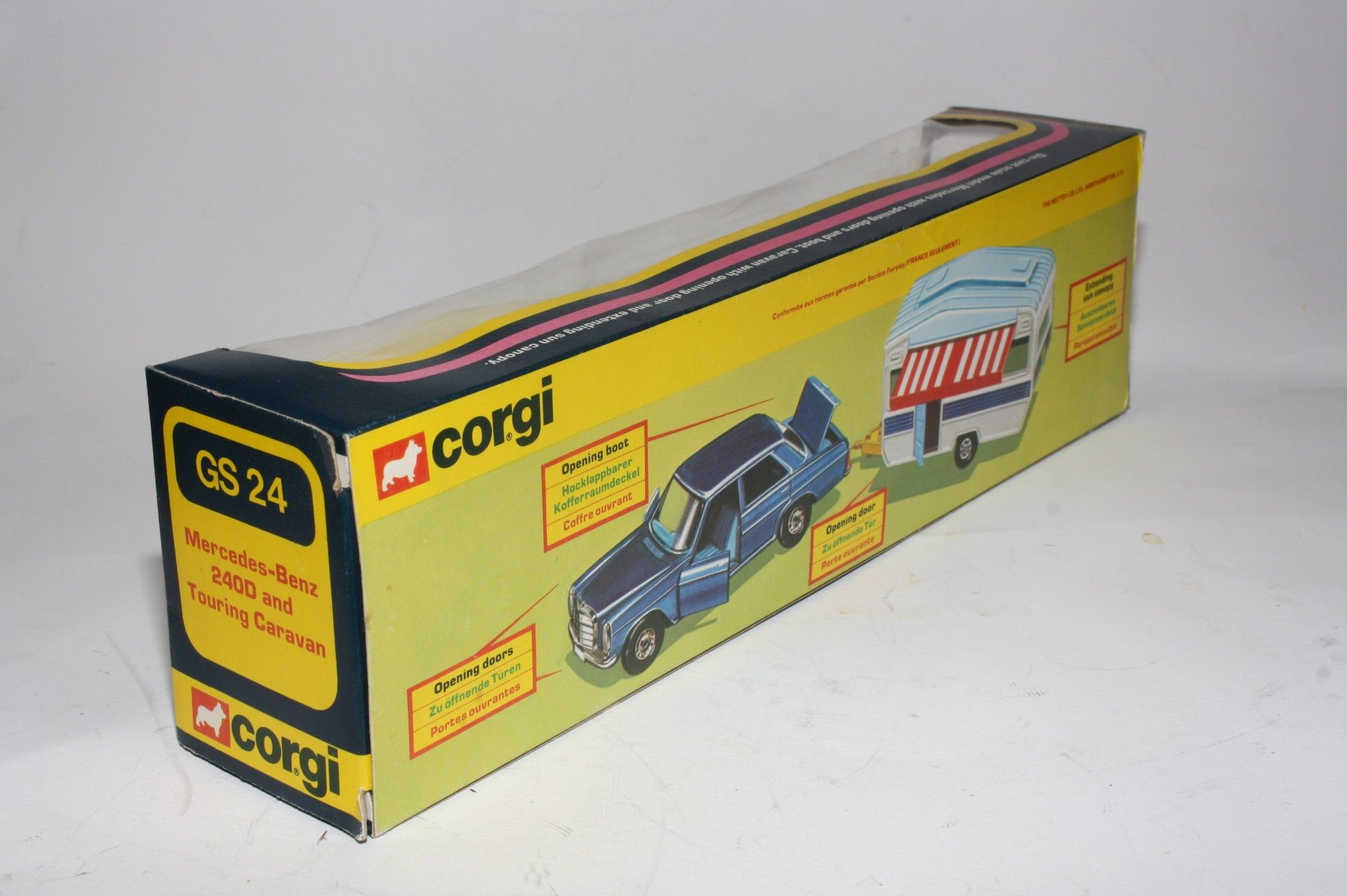Corgi GS 24 Mercedes-Benz 240D and Touring Caravan, MIB | DB Collectables