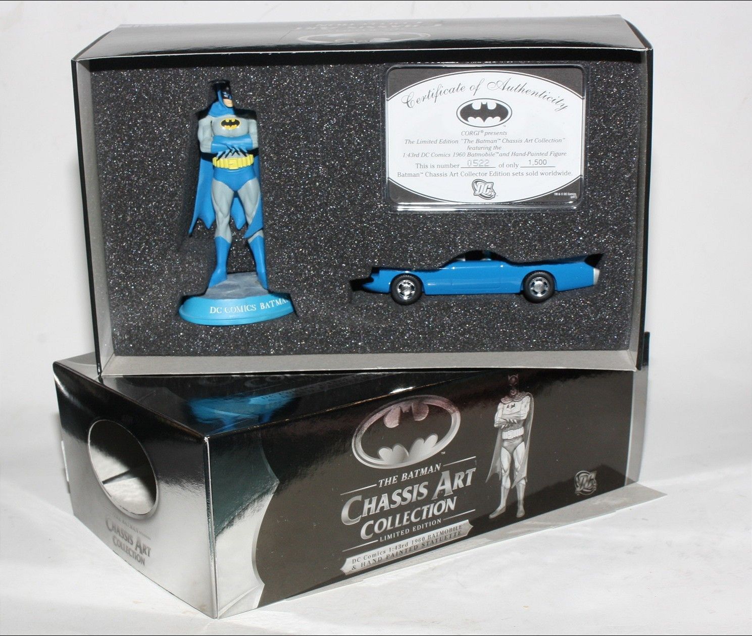 Corgi The Batman Chassis Art Collection 1960 Batmobile (0522 of 1500 ...
