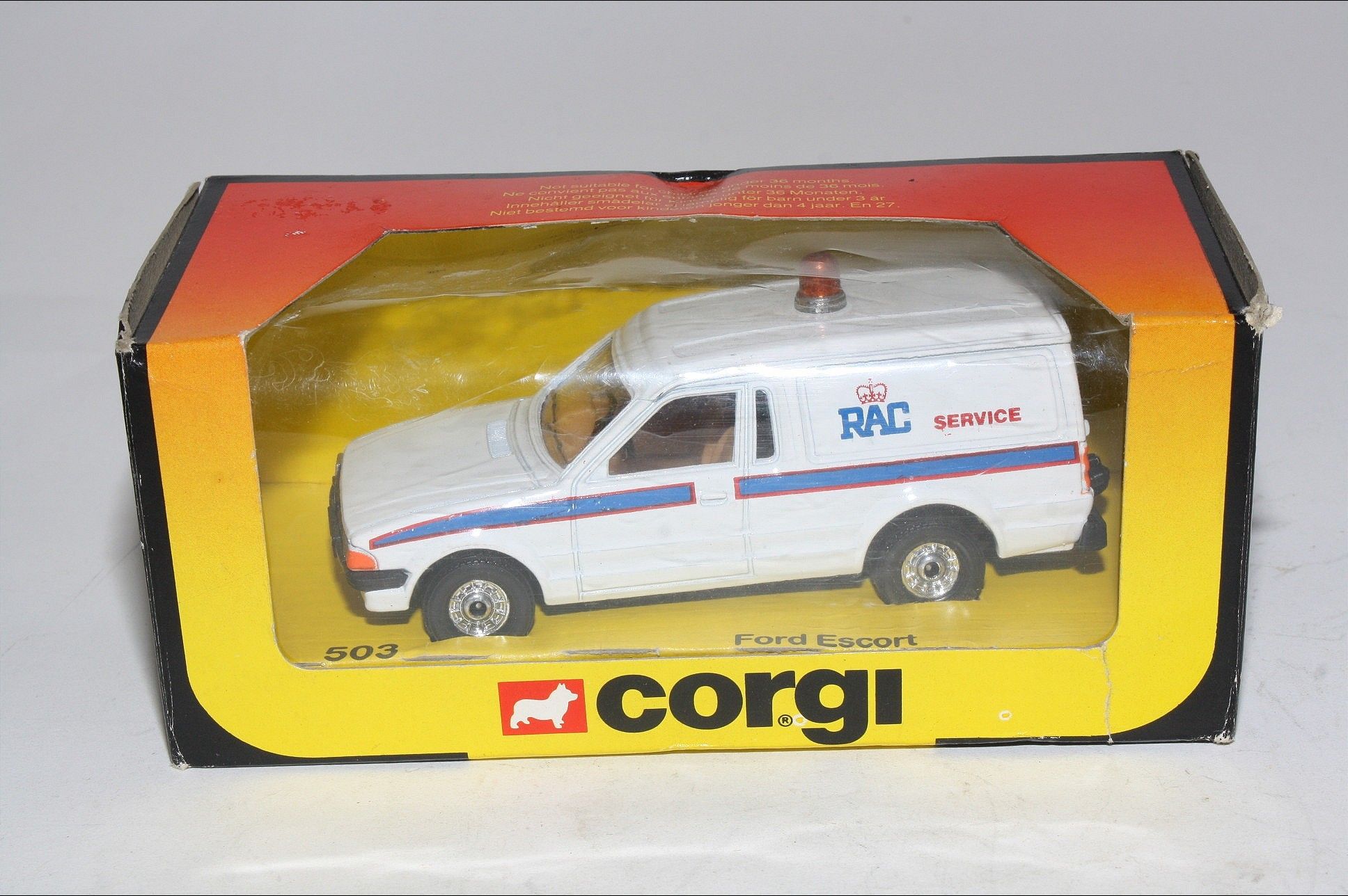Corgi Escort 503 MK3 RAC Livery, VNM in Original Box | DB Collectables