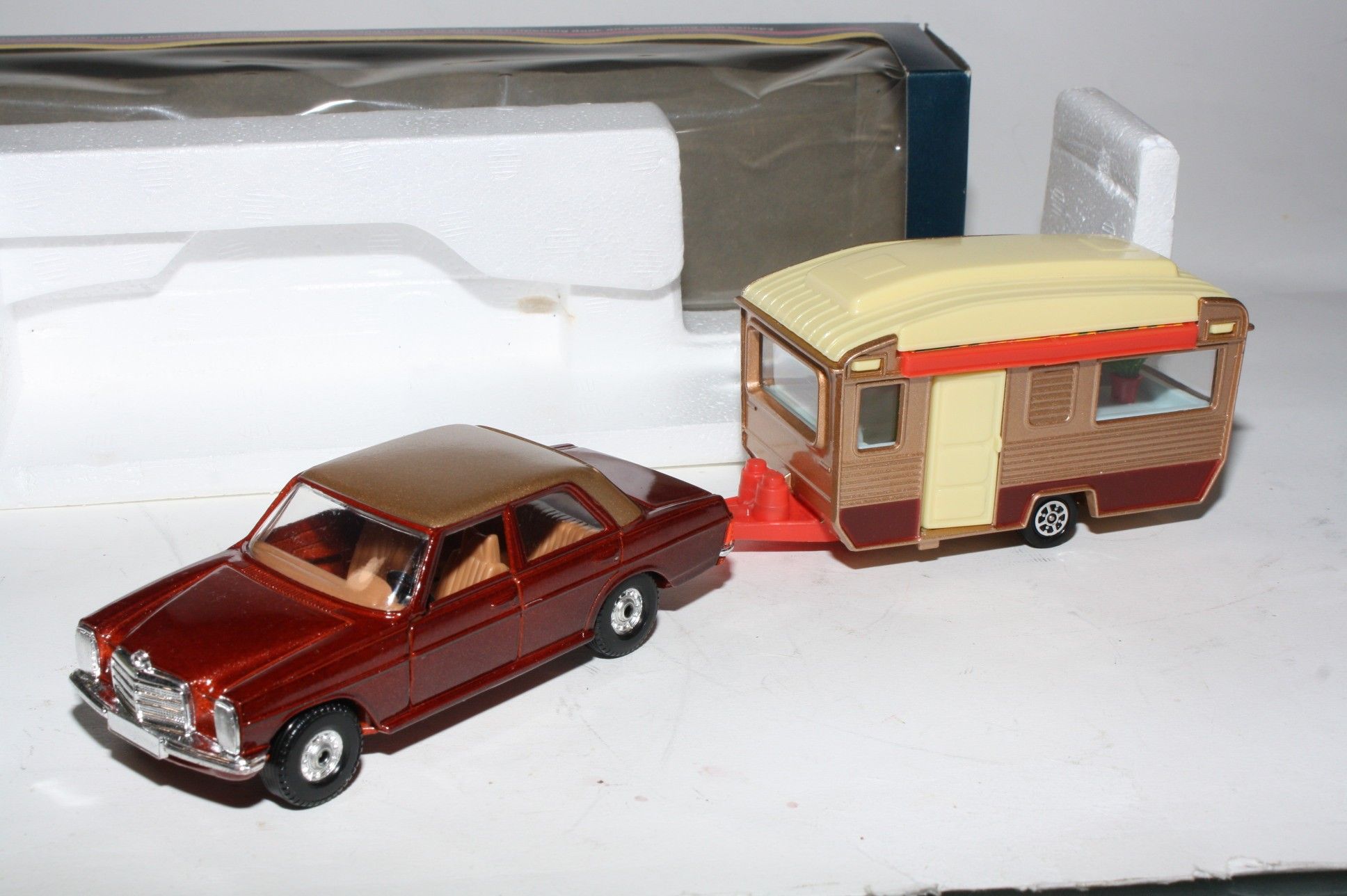 Corgi GS 24 Mercedes-Benz 240D and Touring Caravan, MIB | DB Collectables