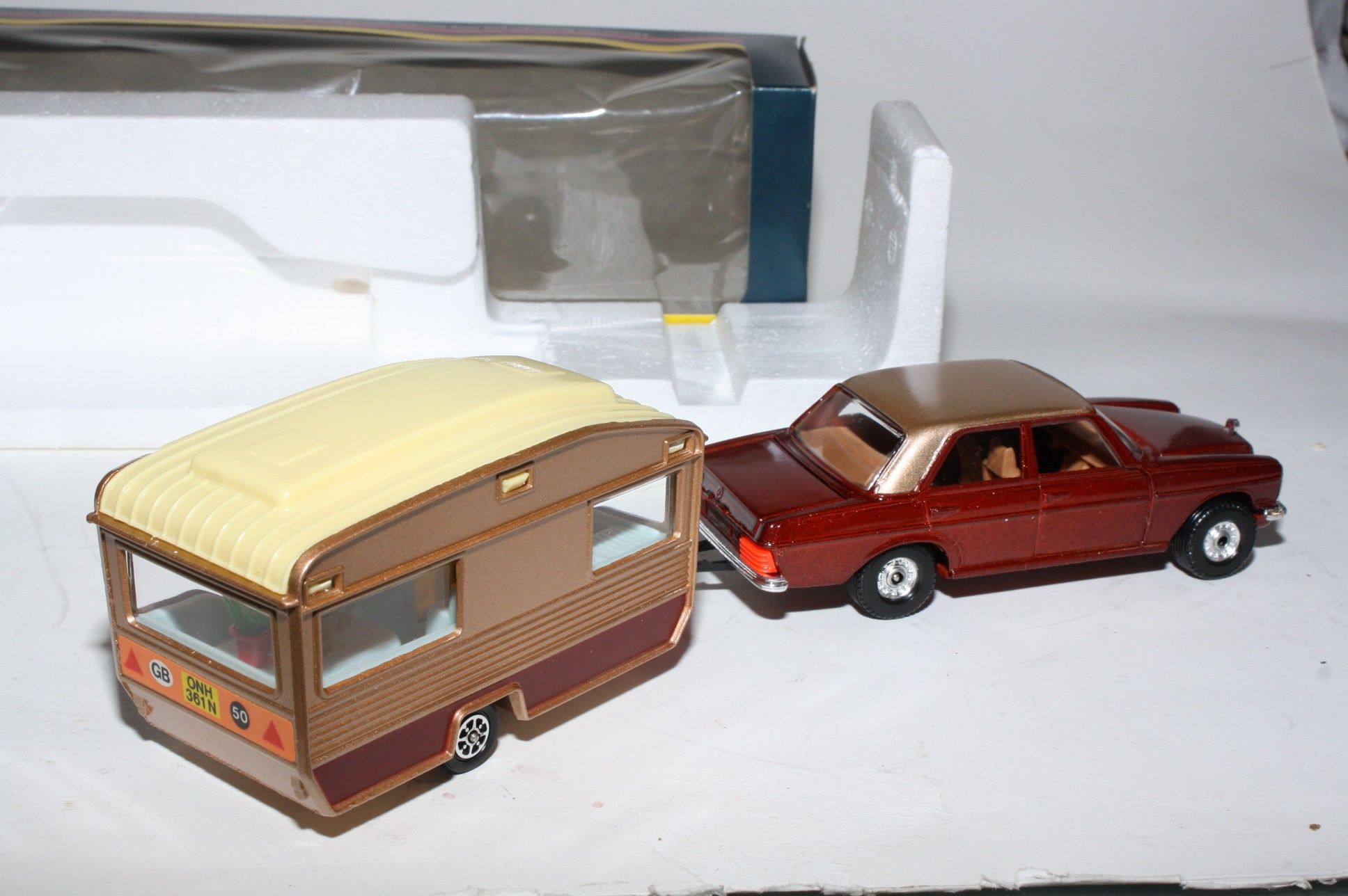 Corgi GS 24 Mercedes-Benz 240D and Touring Caravan, MIB | DB Collectables