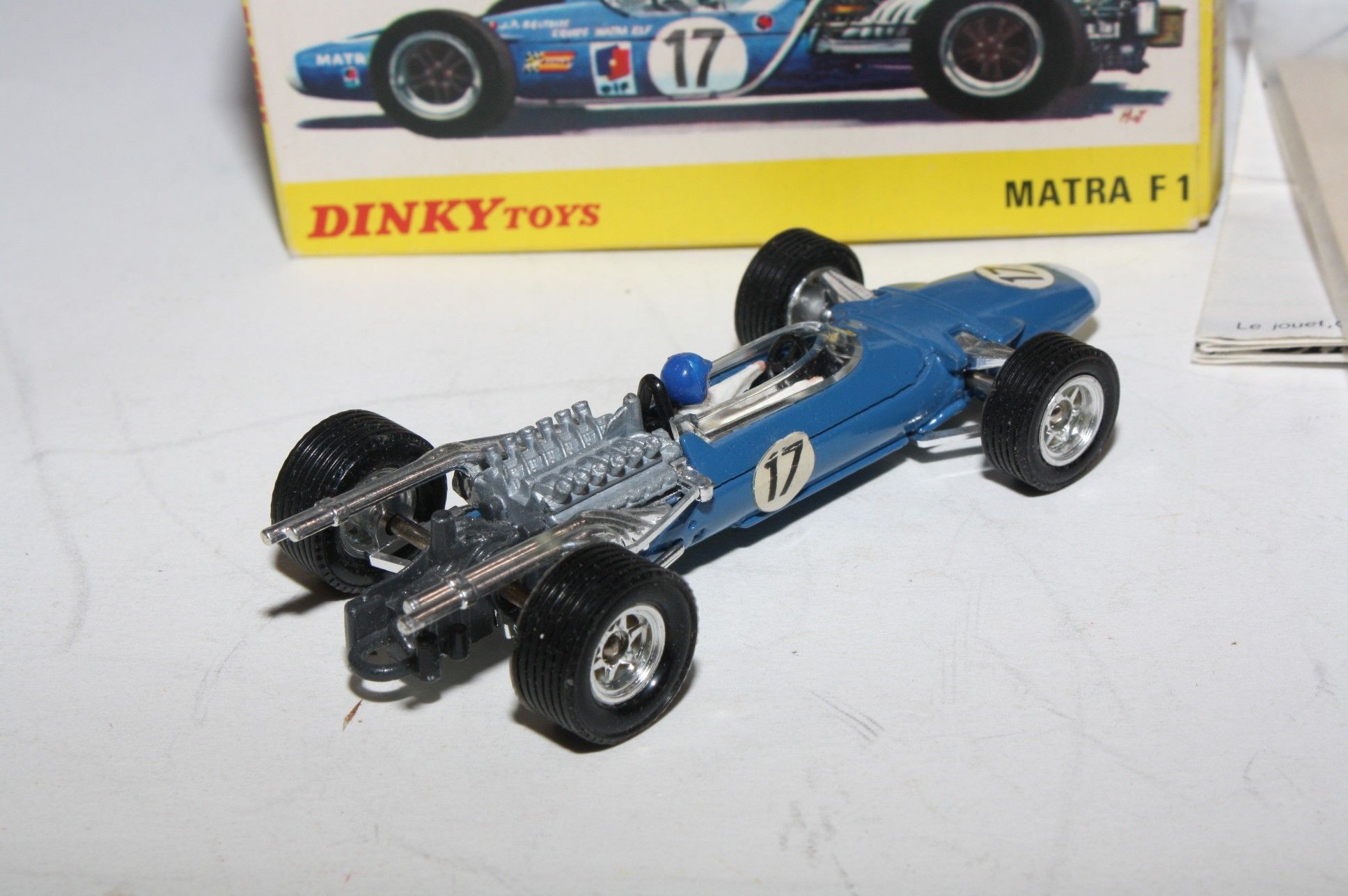 Dinky France 1417 Matra F1, C/W Road Sign, Mint in Mint Original Box ...