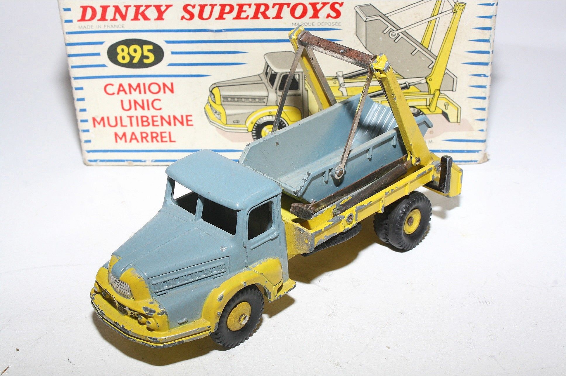 Dinky France 895 UNIC Multibenne Marrel, Good in Original Box | DB ...