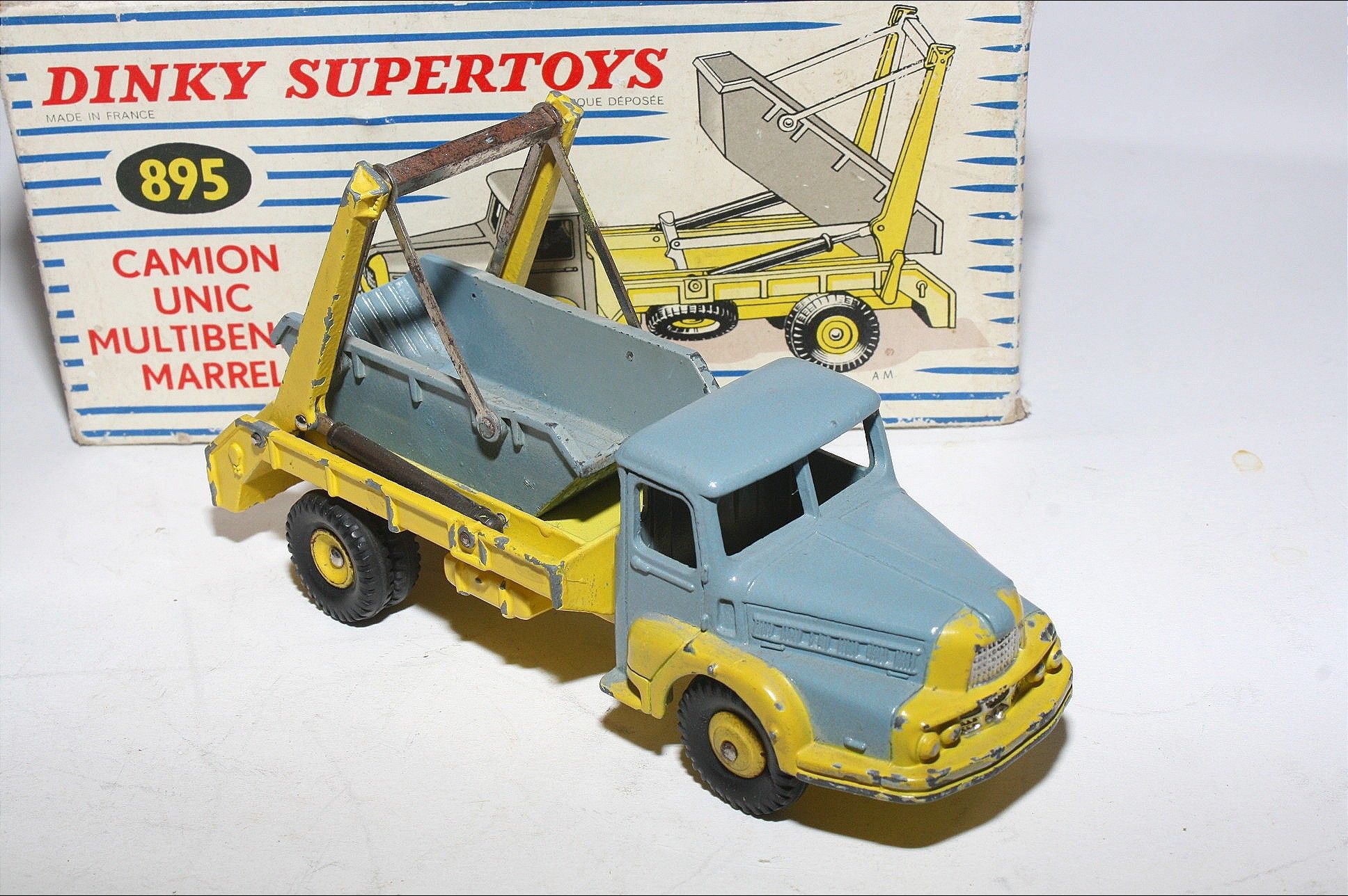 Dinky France 895 UNIC Multibenne Marrel, Good in Original Box | DB ...