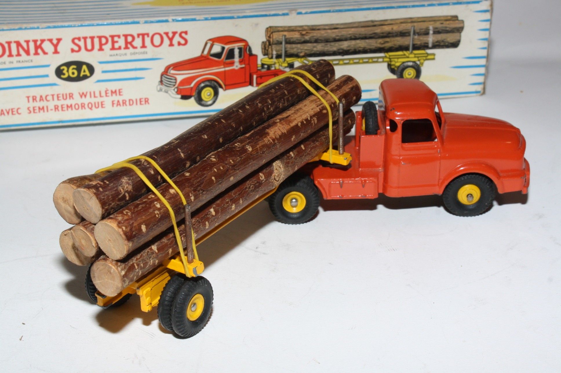 Dinky France 36A Willeme Log Lorry, Excellent in Original Box | DB ...