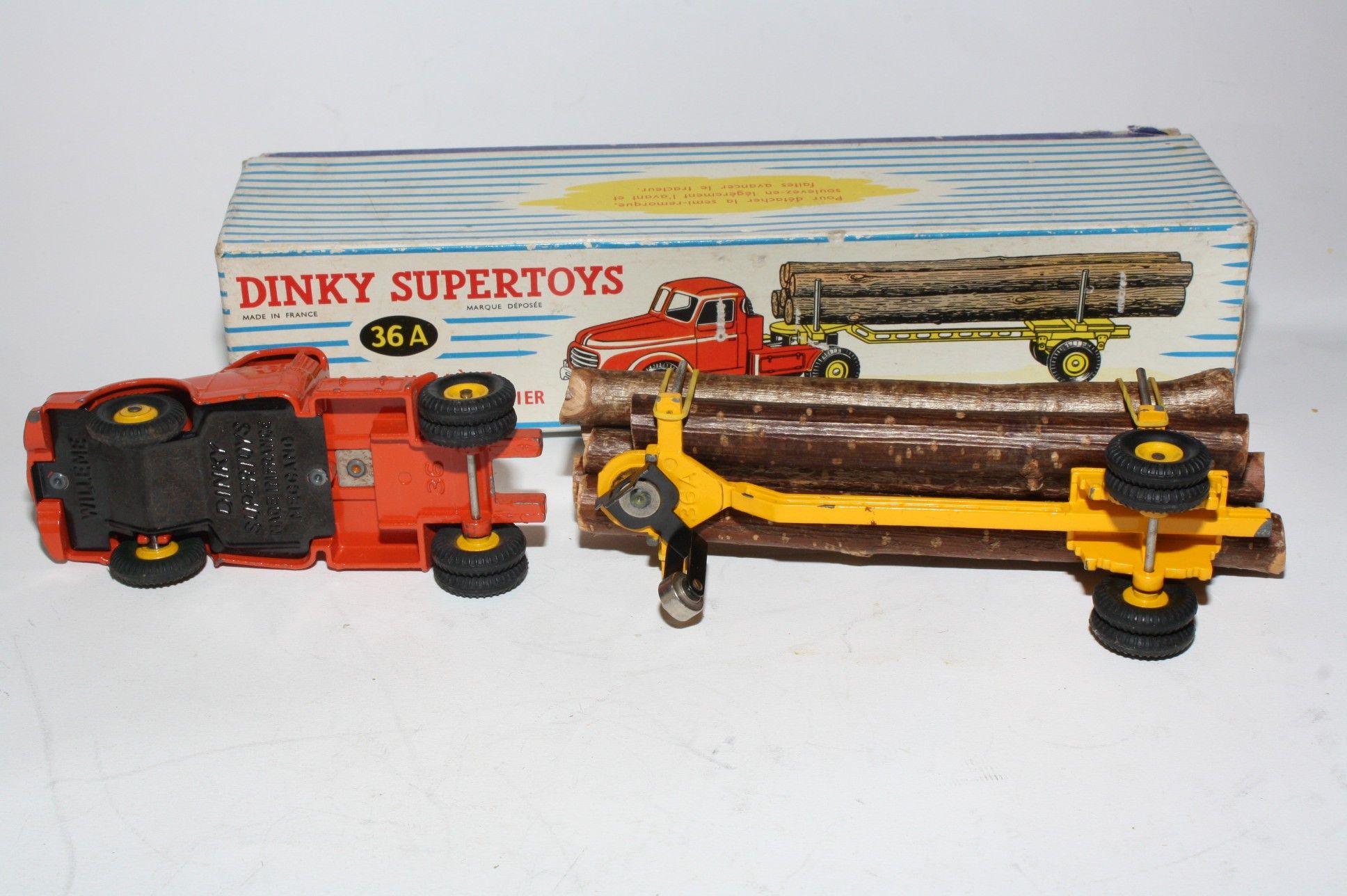 Dinky France 36A Willeme Log Lorry, Excellent in Original Box | DB ...