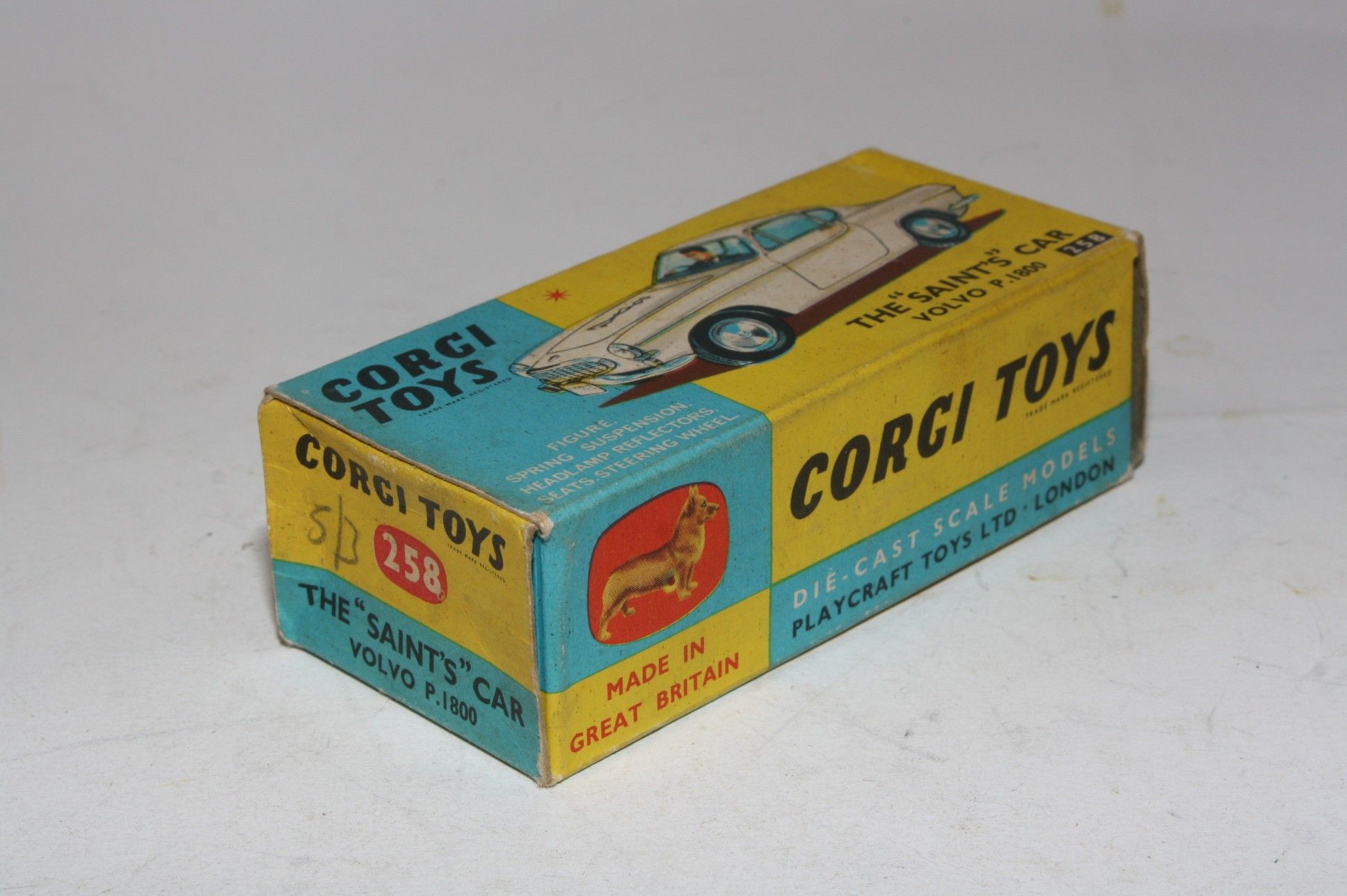 Corgi 258 The Saints Volvo P1800, Excellent in Original Box | DB ...
