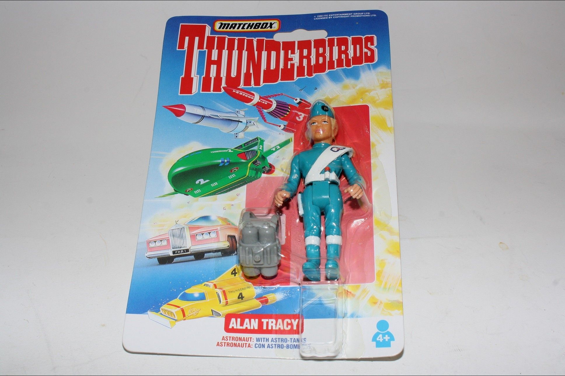 Matchbox Thunderbirds Collection, Alan Tracy, Mint in Sealed Blister ...