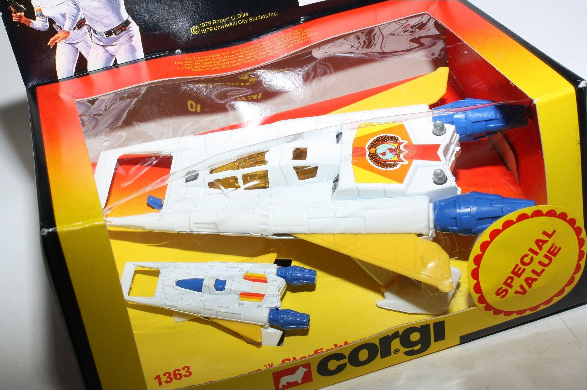 Corgi 1363 Buck Rogers Fighter Little & Large, Mint in VNM Original Box ...