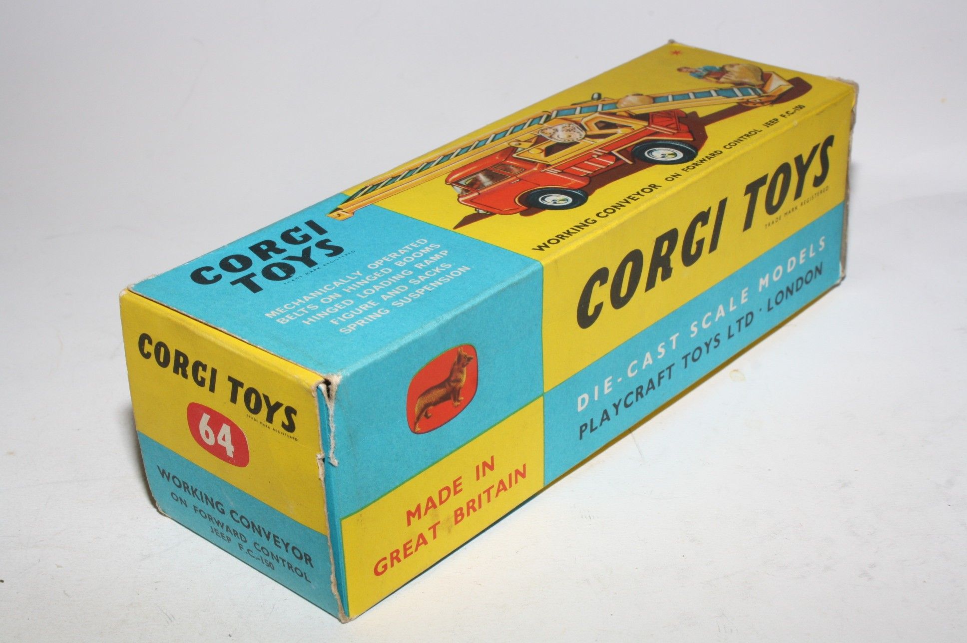 Corgi 64 Conveyor on FC Jeep, Excellent Condition in Good Original Box ...