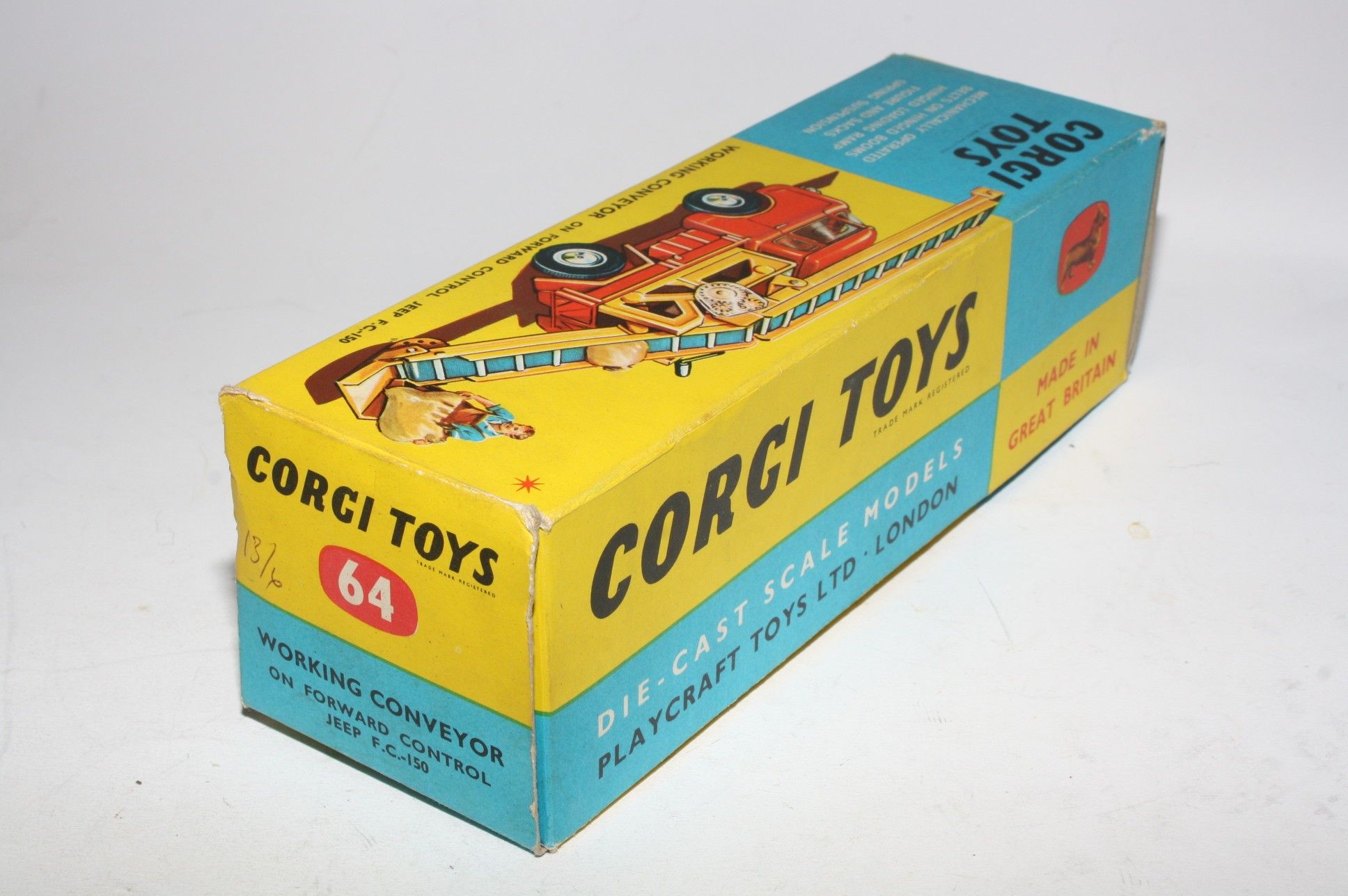 Corgi 64 Conveyor on FC Jeep, Excellent Condition in Good Original Box ...