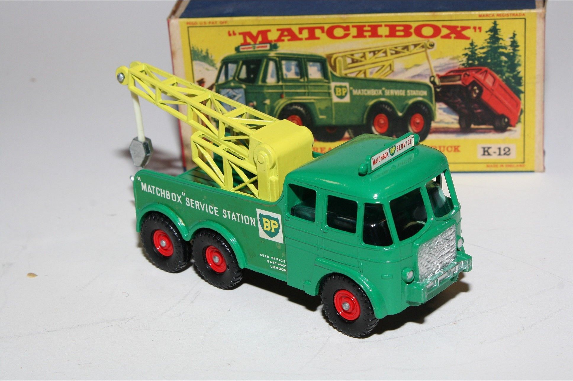 Matchbox King Size K-12 Foden Wreck truck, Mint in Original Box | DB ...