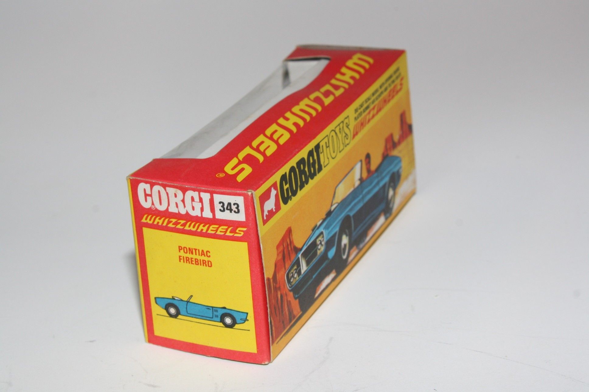 Corgi 343 Pontiac Firebird, Redspot Hubs, Mint in Good Original Box ...