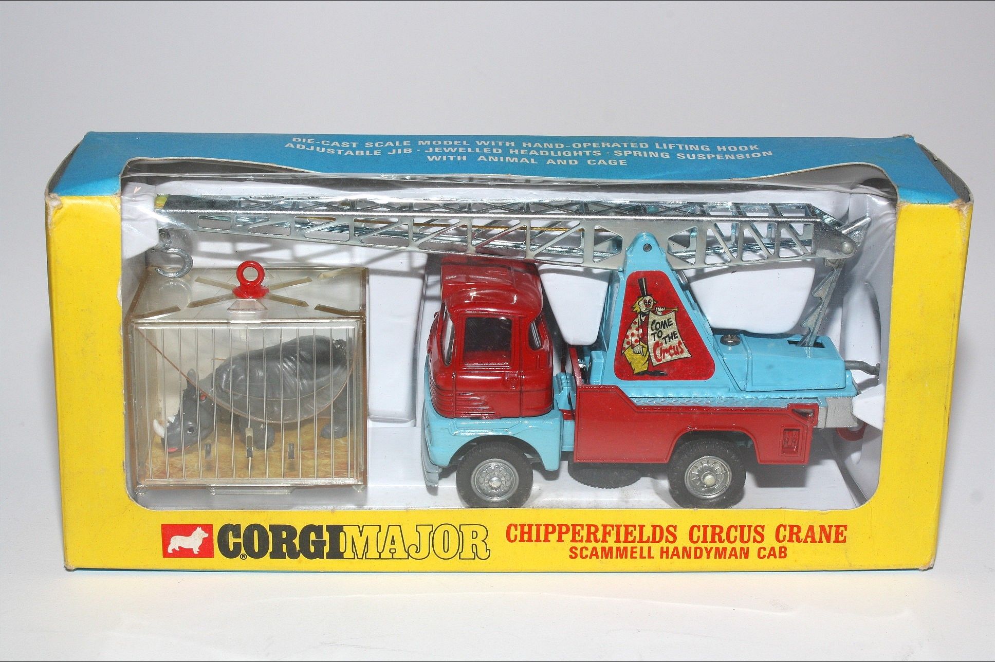 Corgi 1144 Chipperfields Circus Crane, Pristine in Good Original Box ...