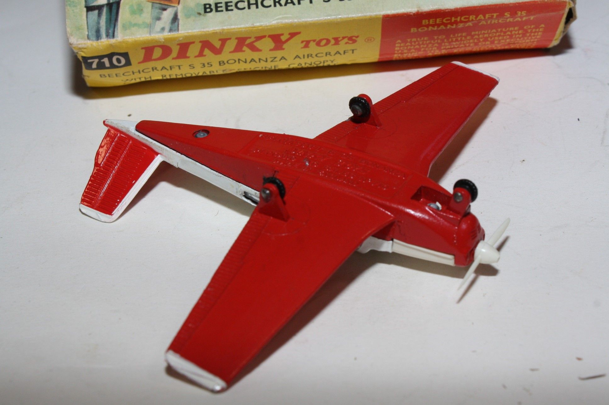 Dinky 710 Beechcraft S.35 Bonanza, VNM in Original Box | DB Collectables