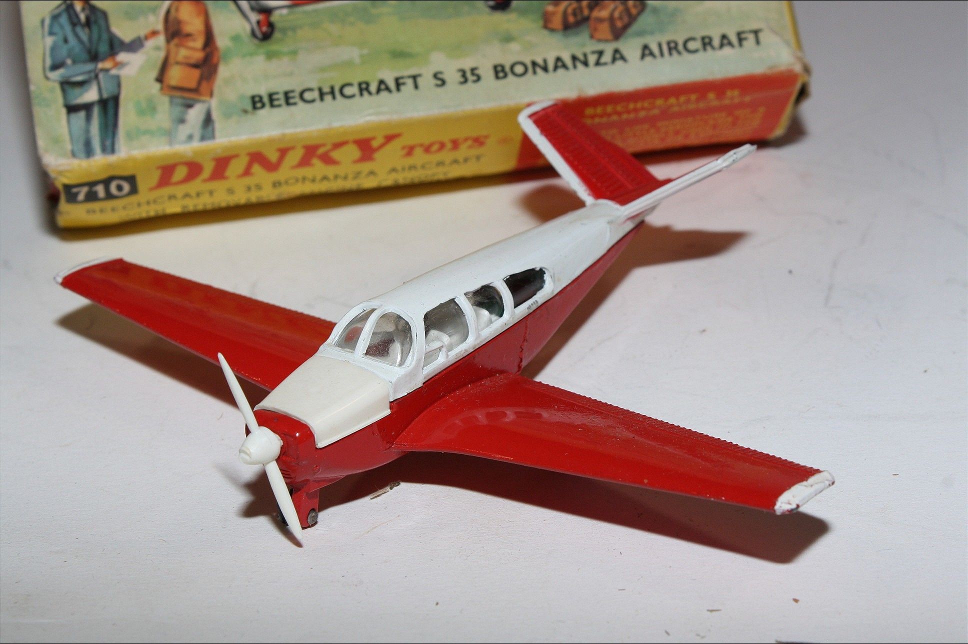 Dinky 710 Beechcraft S.35 Bonanza, VNM in Original Box | DB Collectables