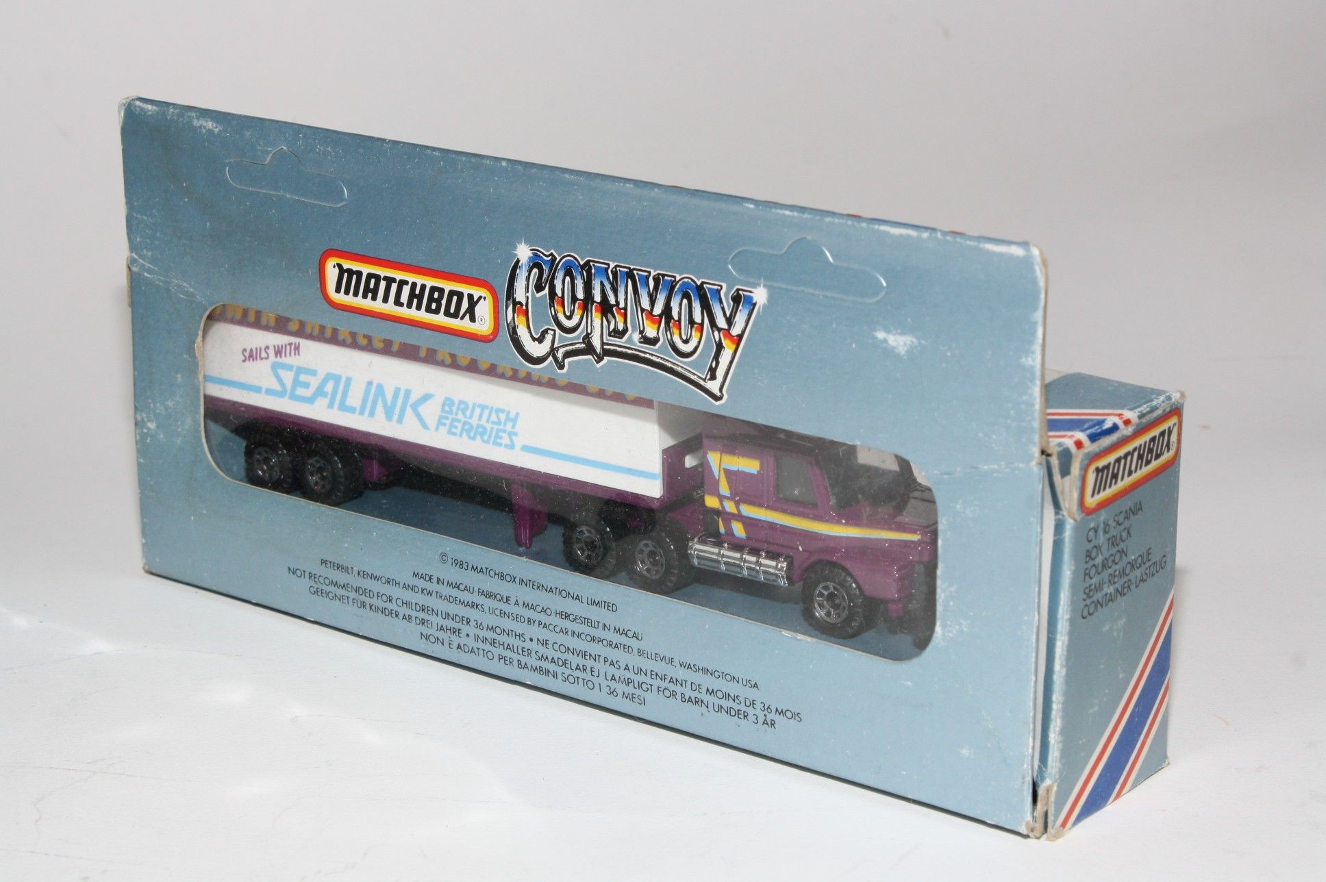 Matchbox Convoy CY 16 Scania Edwin Shirley, Mint In Original Box | DB ...