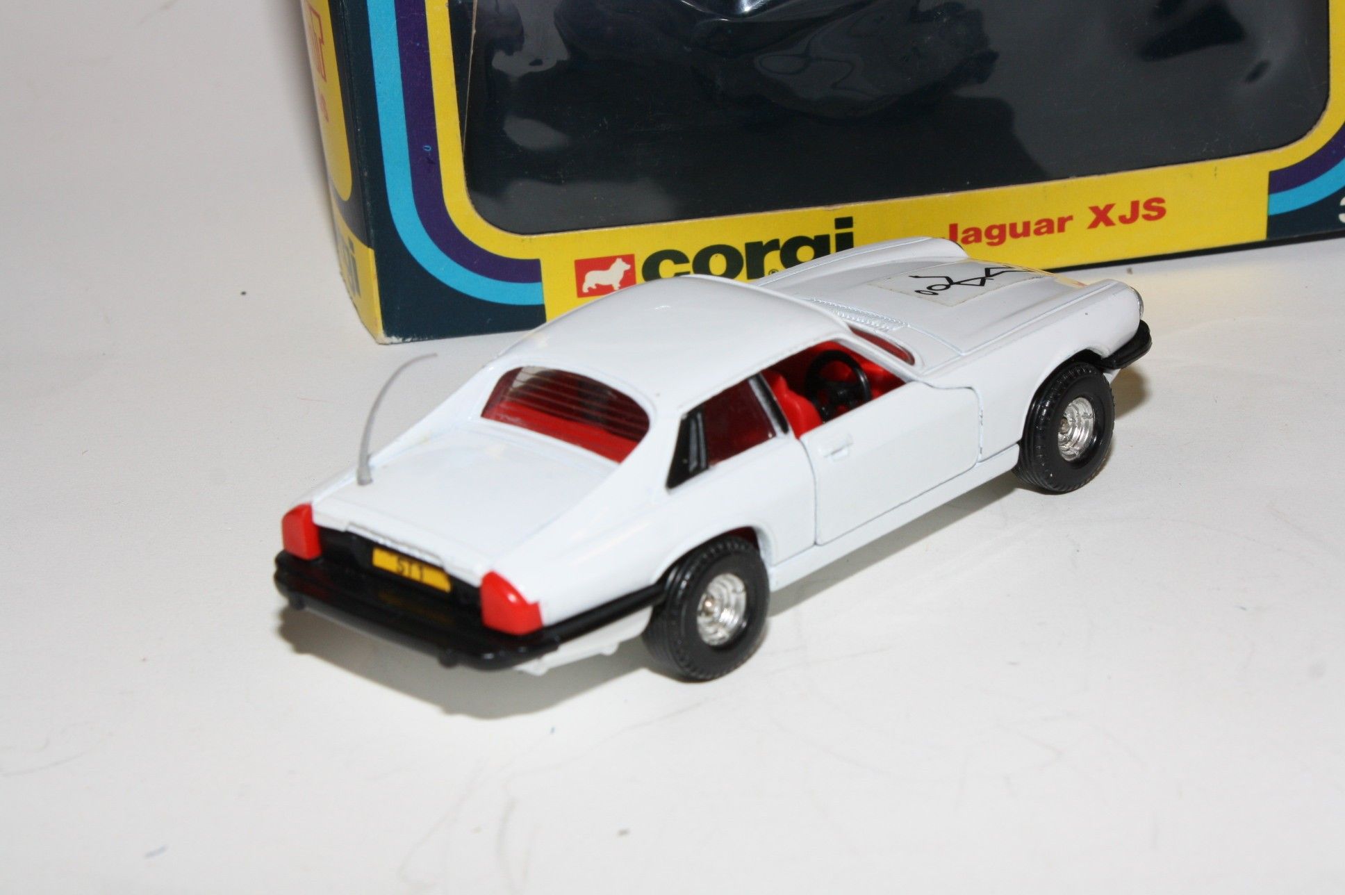 Corgi 320 Saints Jaguar XJS, Mint in Original Box | DB Collectables