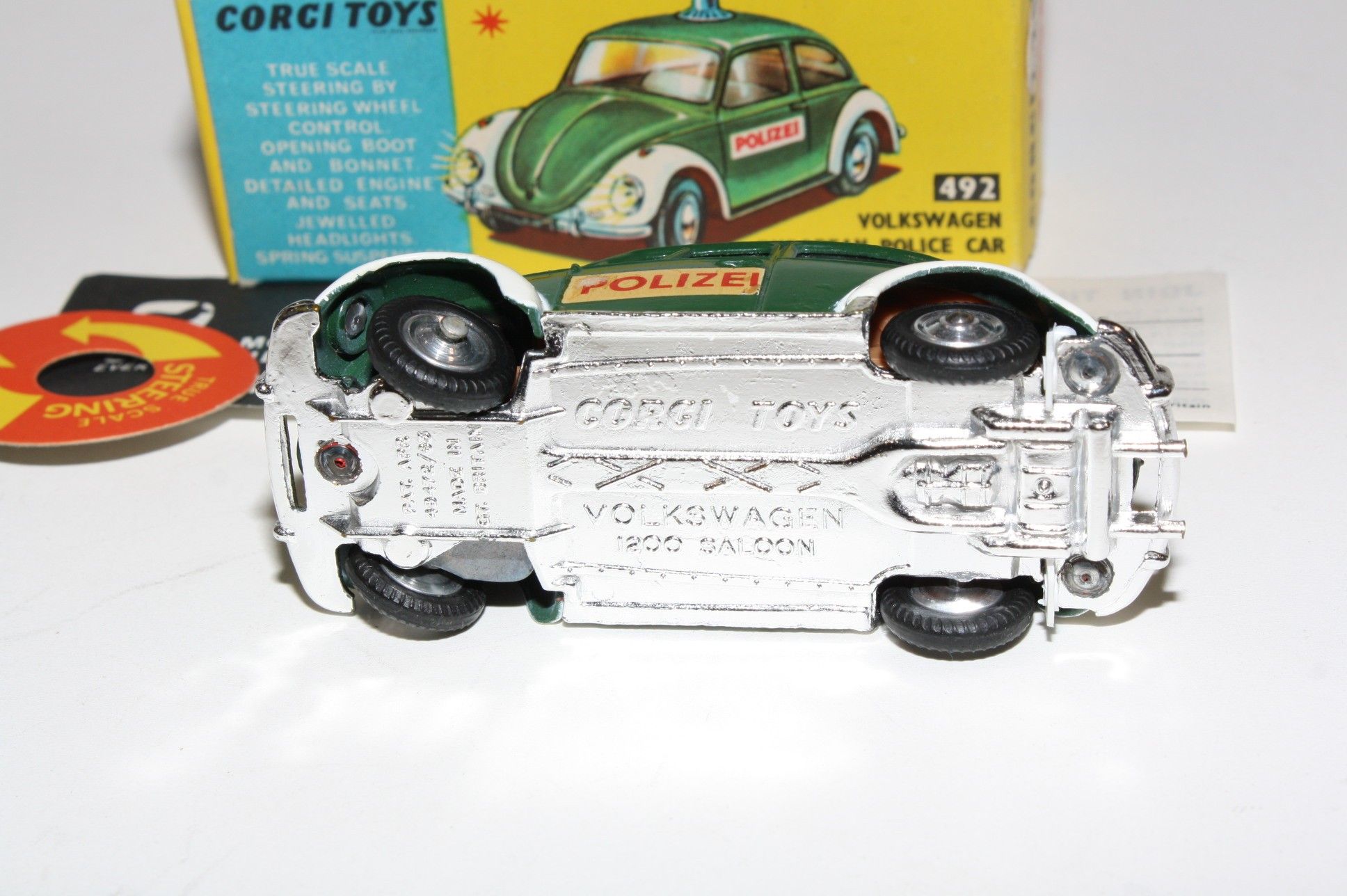 Corgi 492 VW European Police Car, Mint in VNM Original Box | DB ...